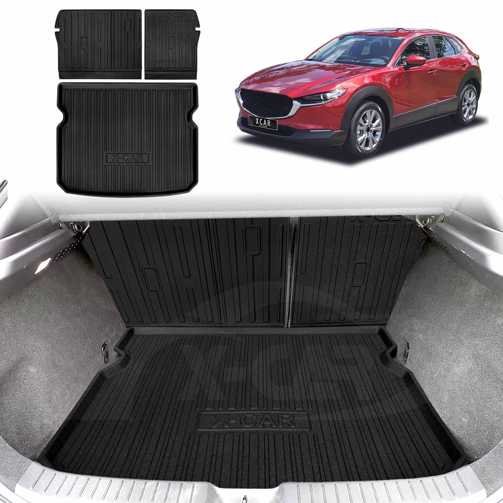 Boot Liner/ Back Seat Protector for Mazda CX30 CX-30 2019-Onwards Accessories | X-CAR