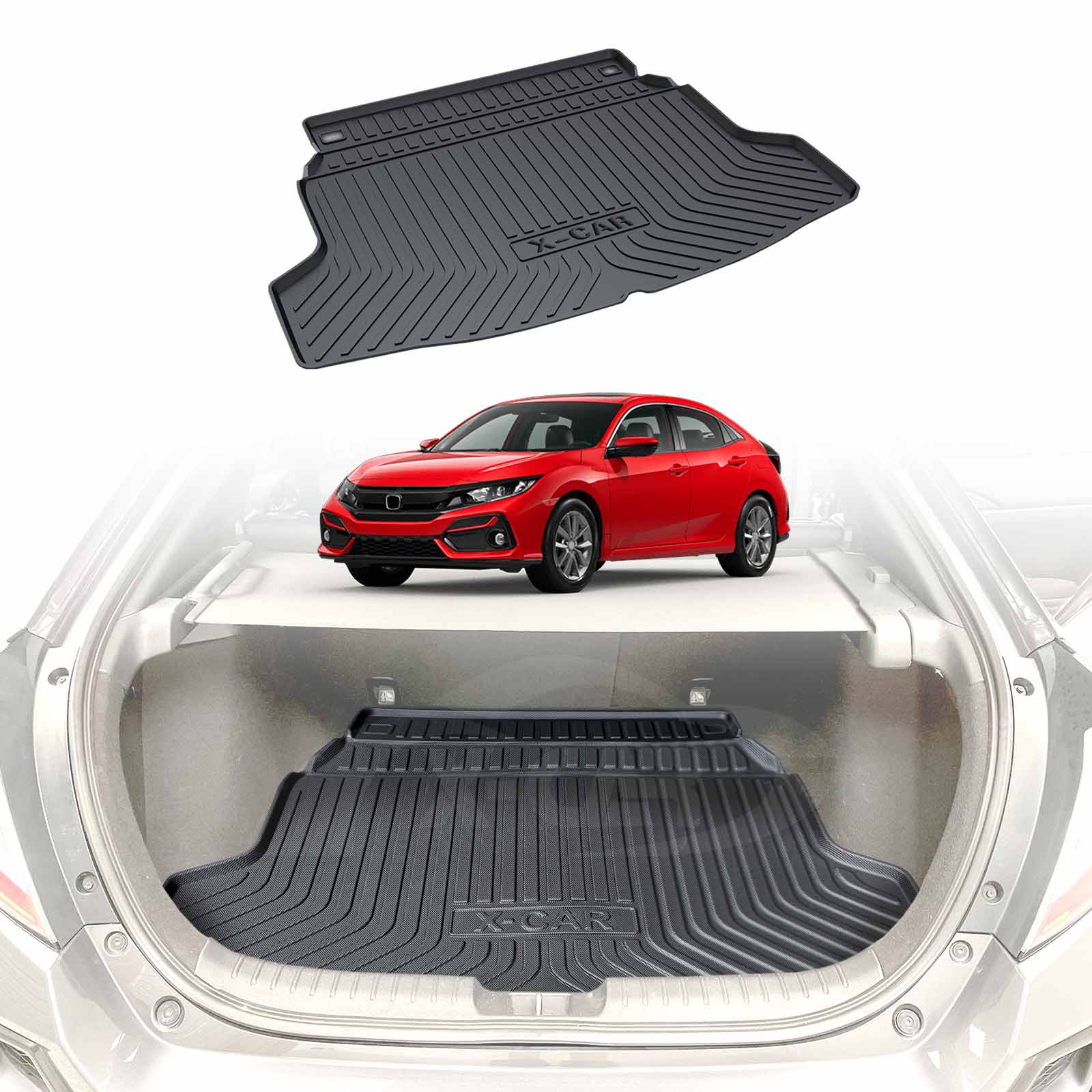 Boot Liner for Honda Civic Hatch 10th Gen 2016-2021 Cargo Trunk Mat ...