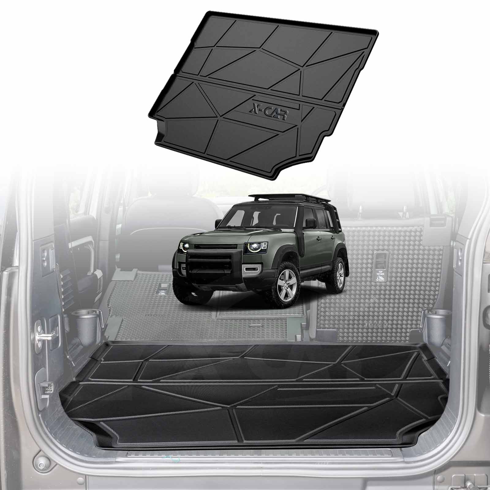 Boot Liner For Land Rover Defender L663 110 2020-Onwards Heavy Duty Ca ...