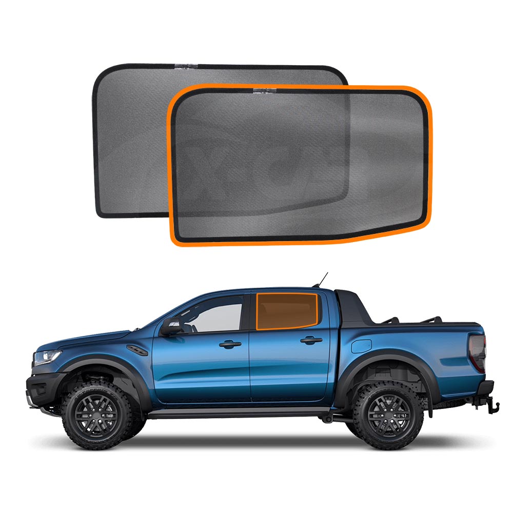 Ford Ranger PX1 PX2 PX3 2011-2022 Window Sun Shades | X-CAR