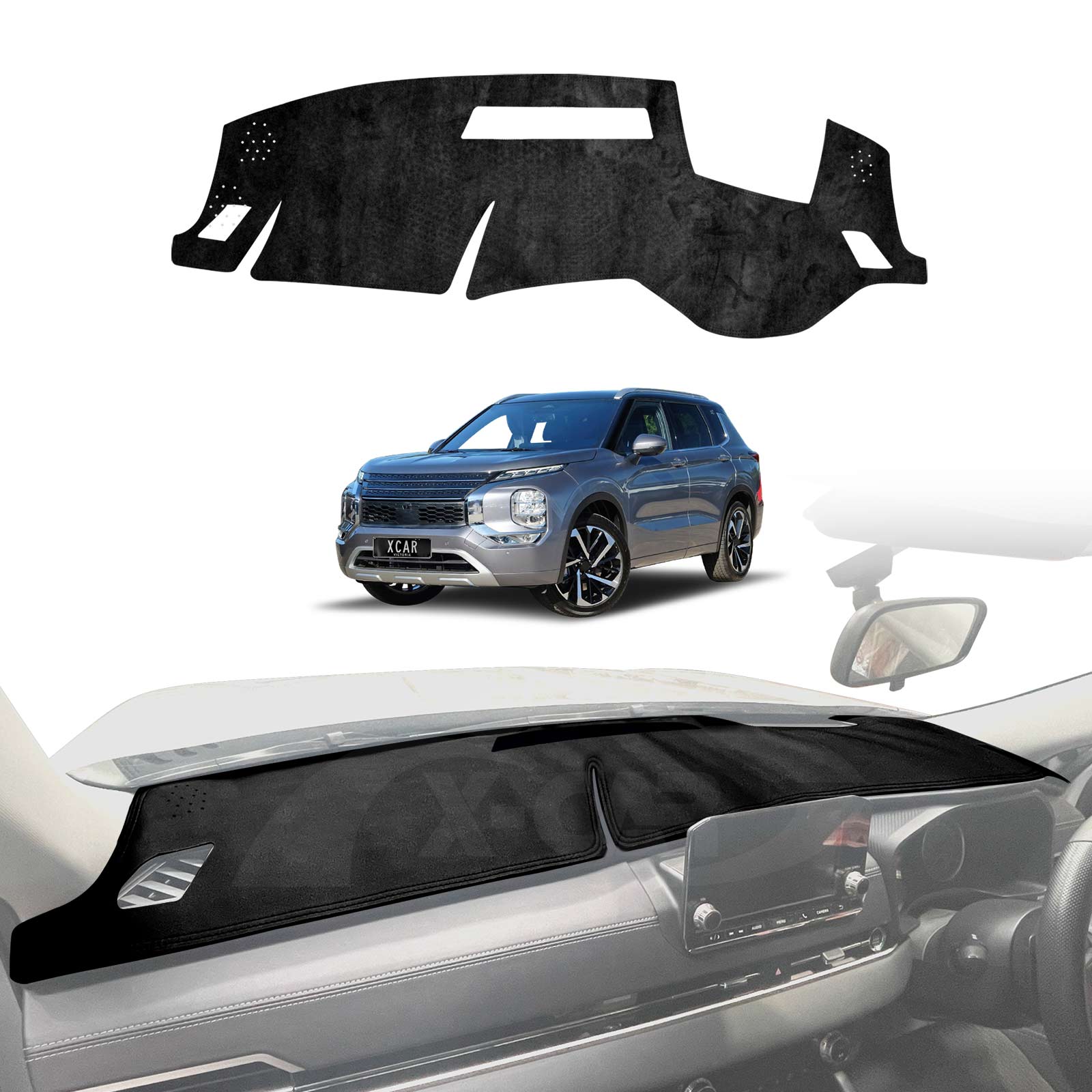 Dash Mat for Mitsubishi Outlander ZM Series With HUD 2021-Onwards Non ...