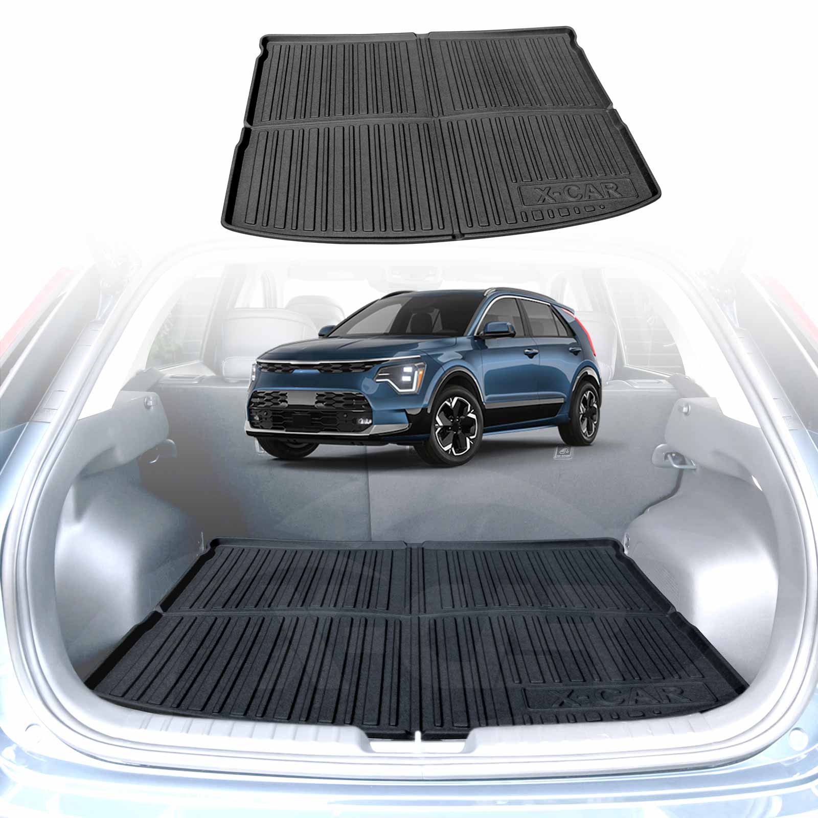 Boot Liner for Kia Niro EV 2023-Onwards Heavy Duty Cargo Trunk Mat ...