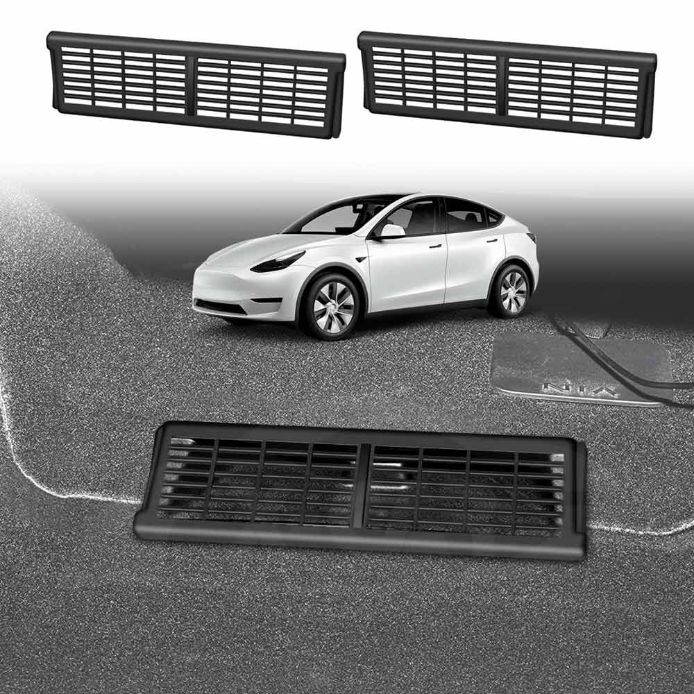 Tesla Model Y 2021-2025 Backseat AC Vent Grille Flow Cover Protector ...