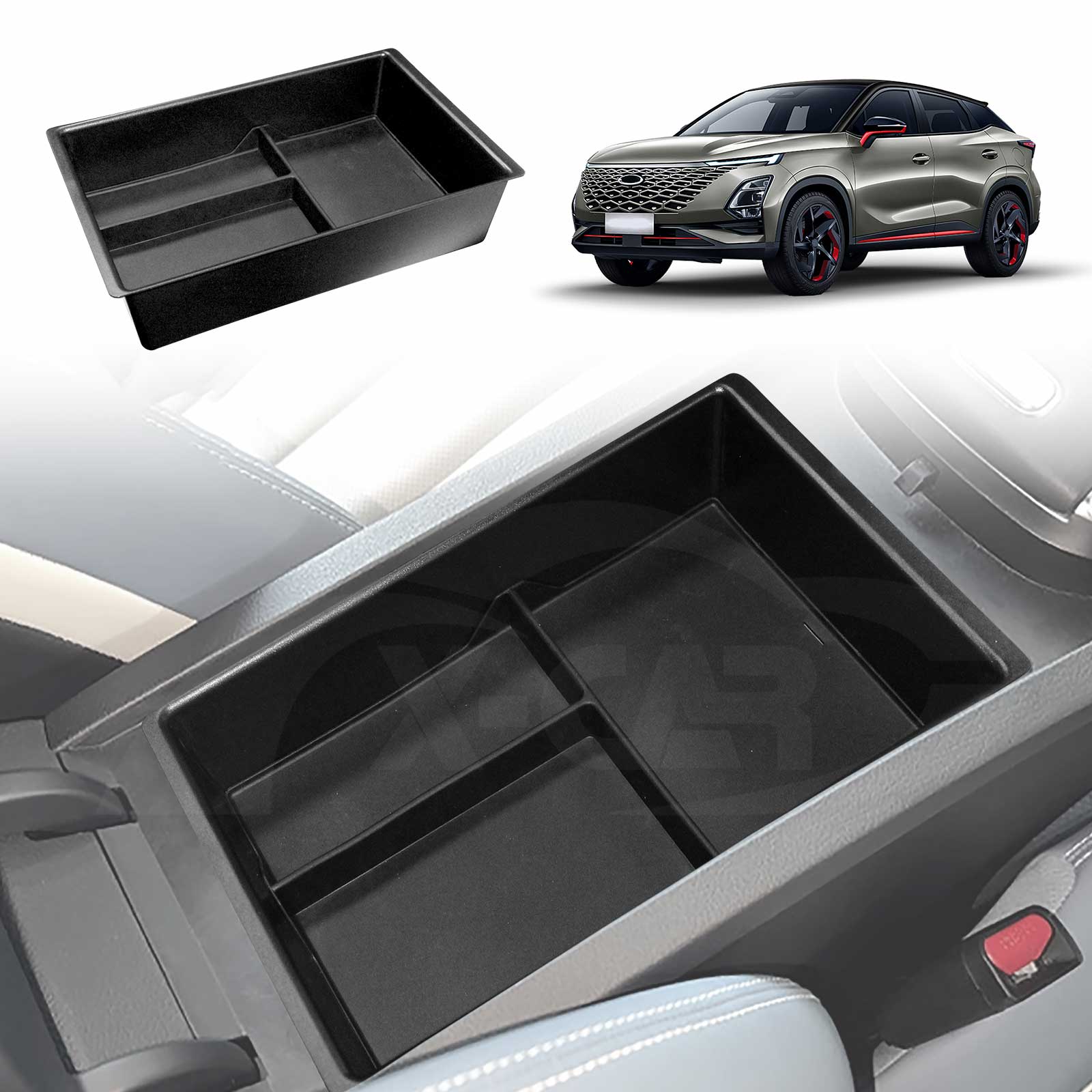 Armrest Organizer Tray for Chery OMODA 5 2023-2025 Storage Box| X-CAR