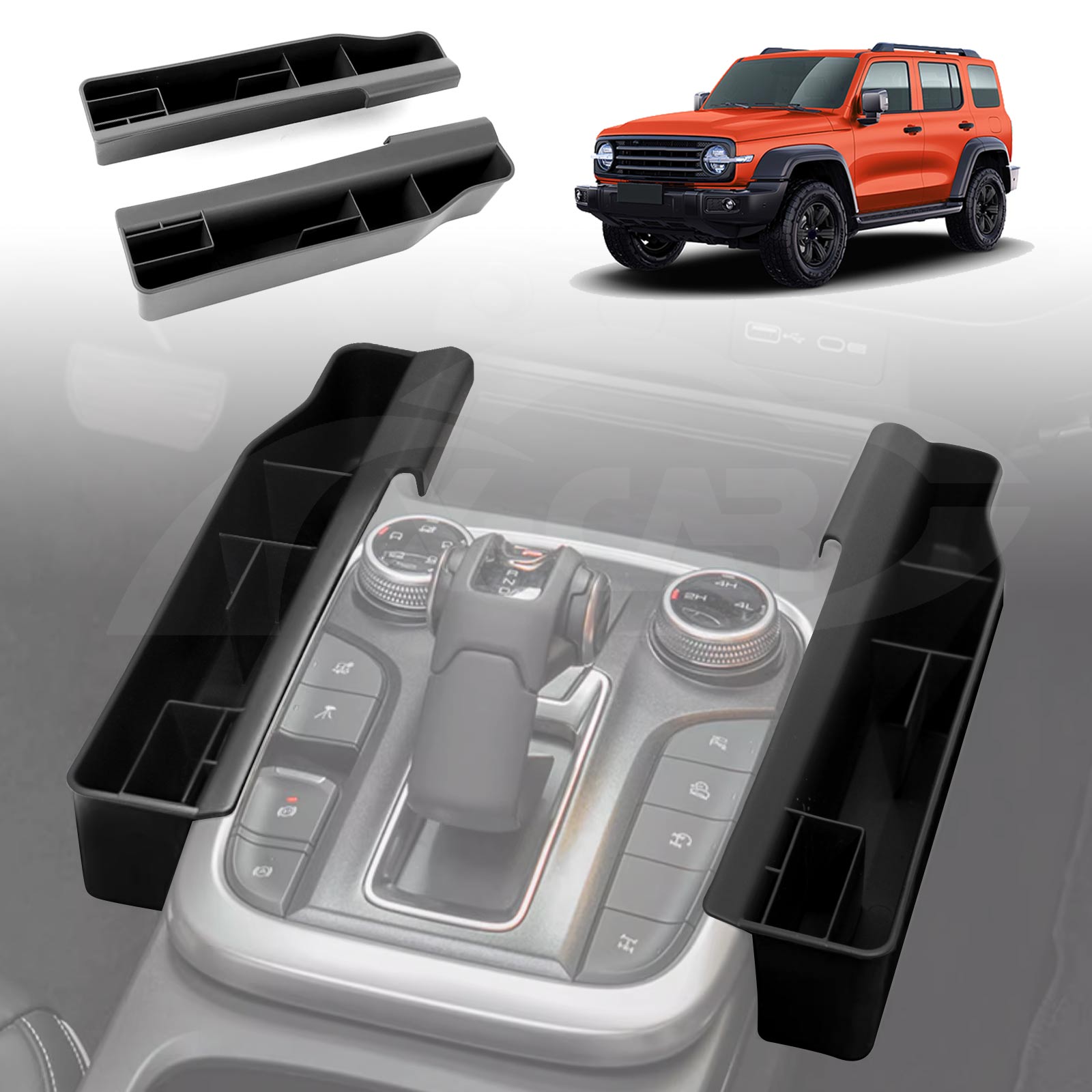 GWM Tank 300 Centre Console Tray 2pcs AU | X-CAR