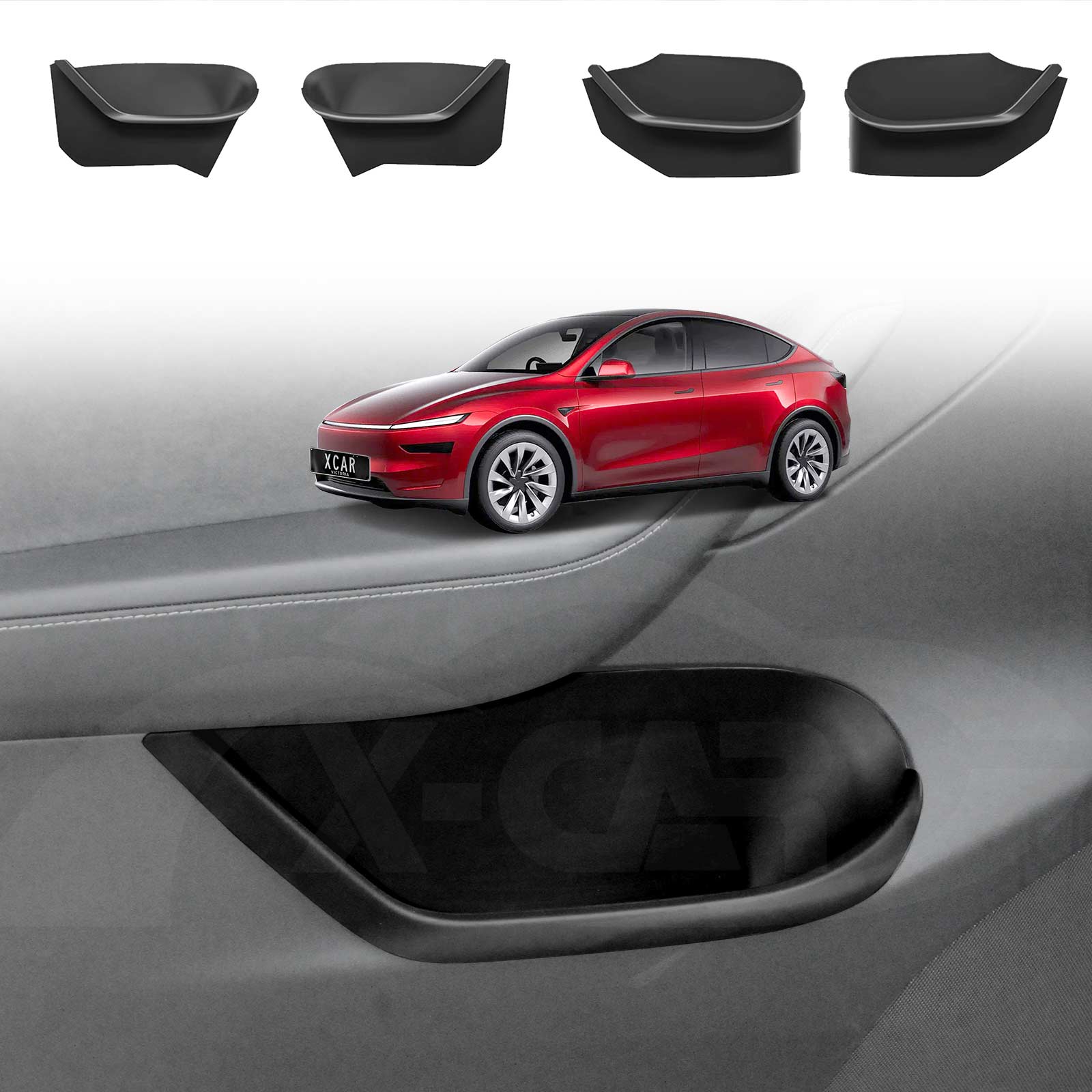 Door Side Storage Box for Tesla Model Y Juniper 2025-Onwards Full Cove ...