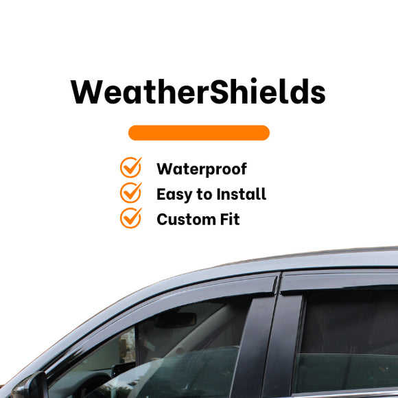 Car Window Weather Shields | Weathershields for Cars Transit | X-CAR