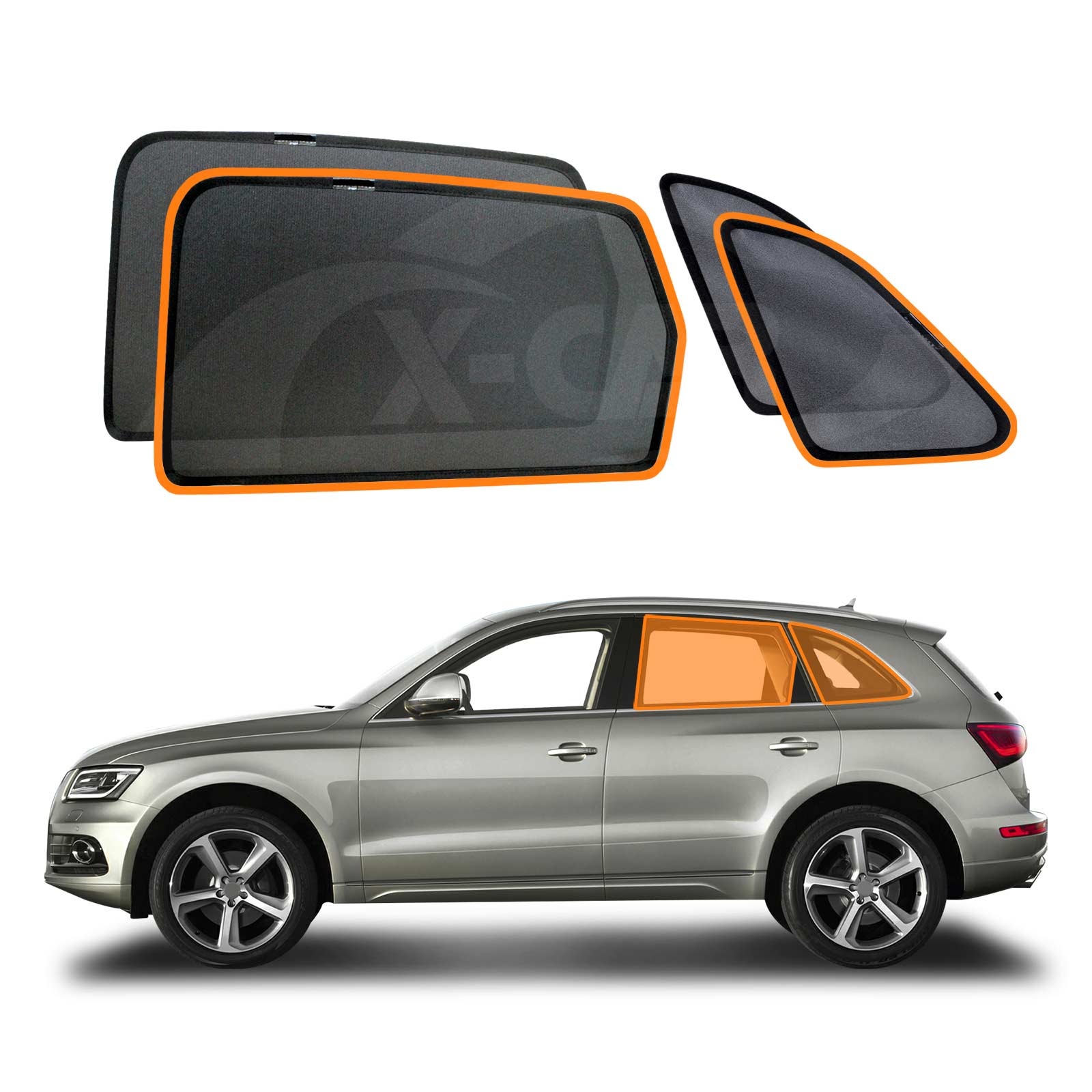Window Sun Shade for Audi Q5 SQ5 MK1 2009-2016 | X-CAR
