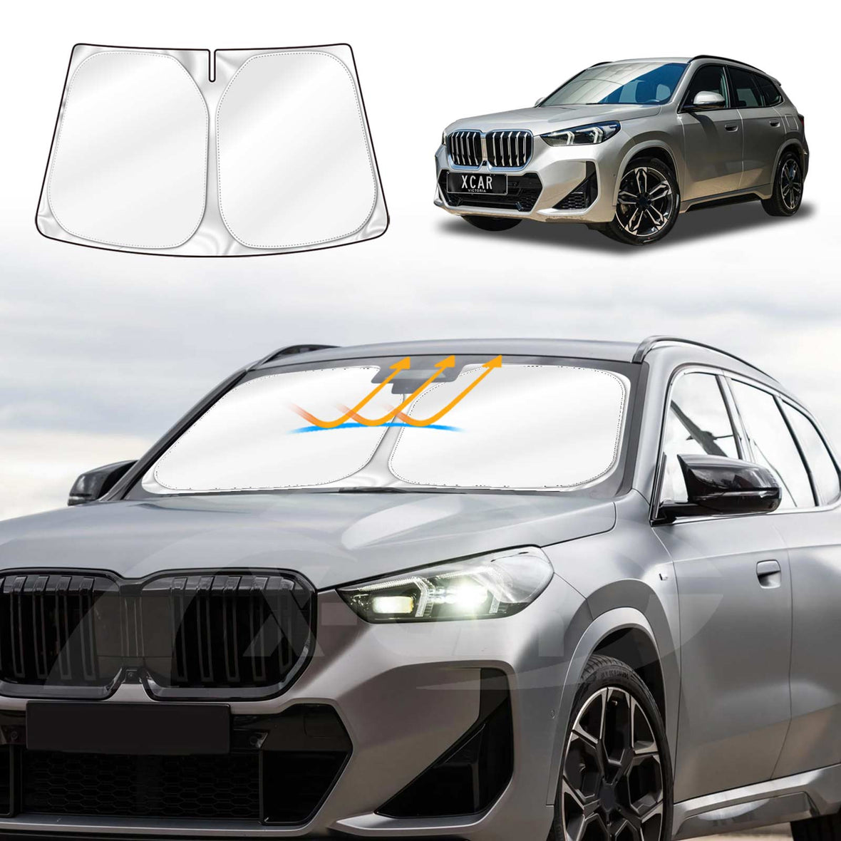 Windshield Sun Shade for BMW X1 U11 Series 2022-Onwards | X-CAR