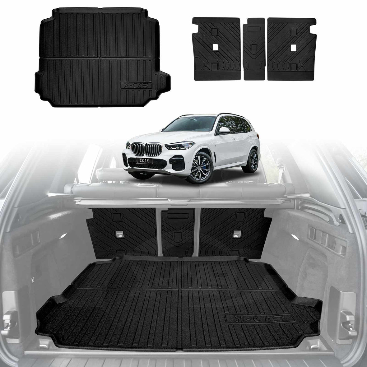 Boot Liner Back Seats Protectors for BMW X5 G05 2018-Onwards | X-CAR