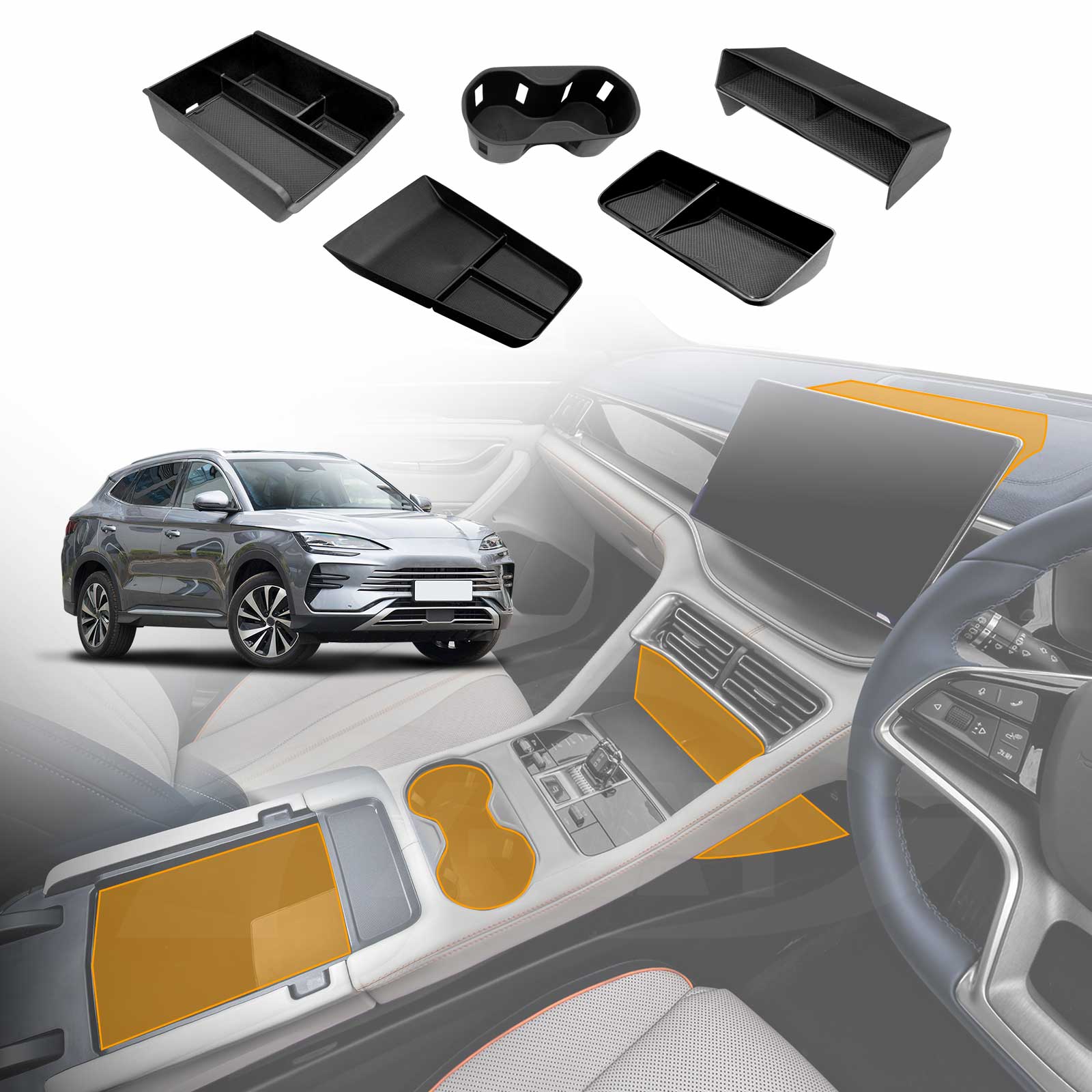 BYD Sealion 6 2024+ Centre Console Organizer | X-CAR