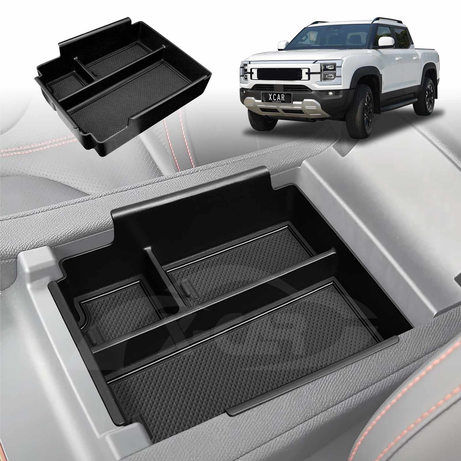 Armrest Organizer Tray for BYD Shark 6 2024-Onwards Centre Console Sto ...