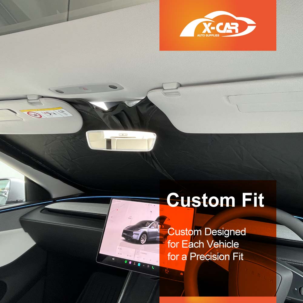 Tesla Model Y Juniper WindScreen Sun Shade 2025-Onwards WindShield Bli ...