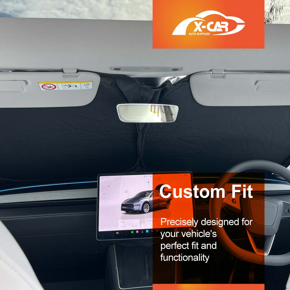 Tesla Model Y Juniper WindScreen Sun Shade 2025-Onwards WindShield Bli ...