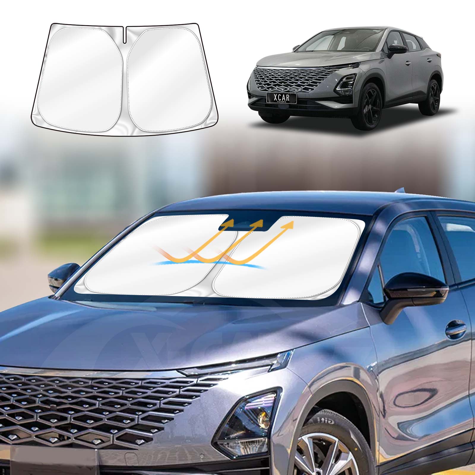 WindScreen Sun Shade for Chery OMODA 5/5 GT 2023-Onwards WindShield ...
