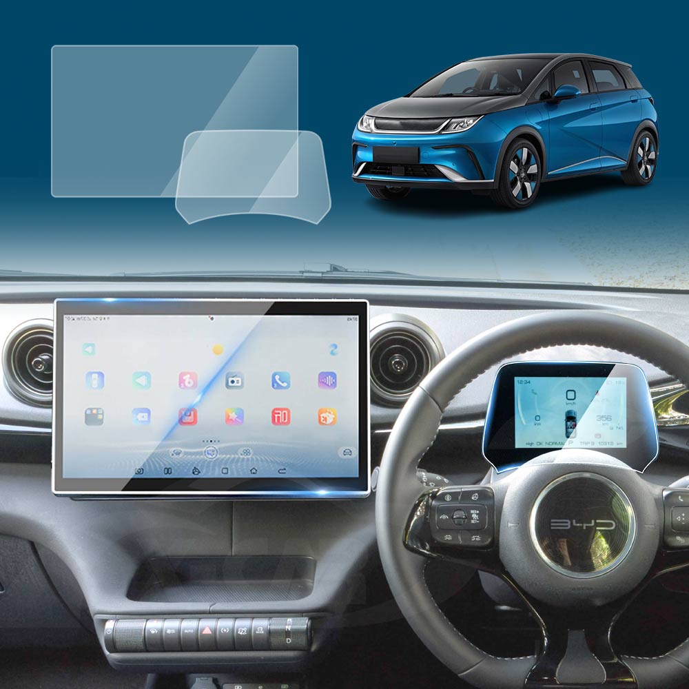 BYD Dolphin Dash Screen Protector Center Console Tempered Glass ...