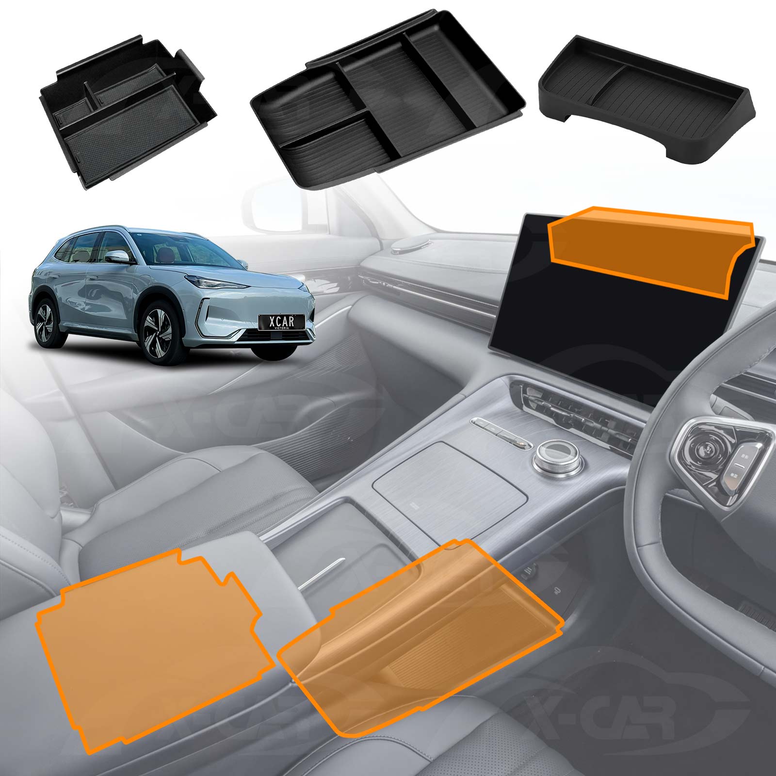 Centre Console Organizer Tray for Geely EX5 EX 5 2025-Onwards Armrest ...