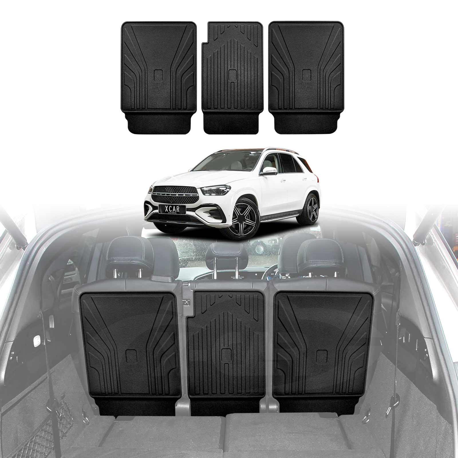 Boot Liner/ Back Seat Protector for Mercedes-Benz GLE 7 Seater 2018 ...