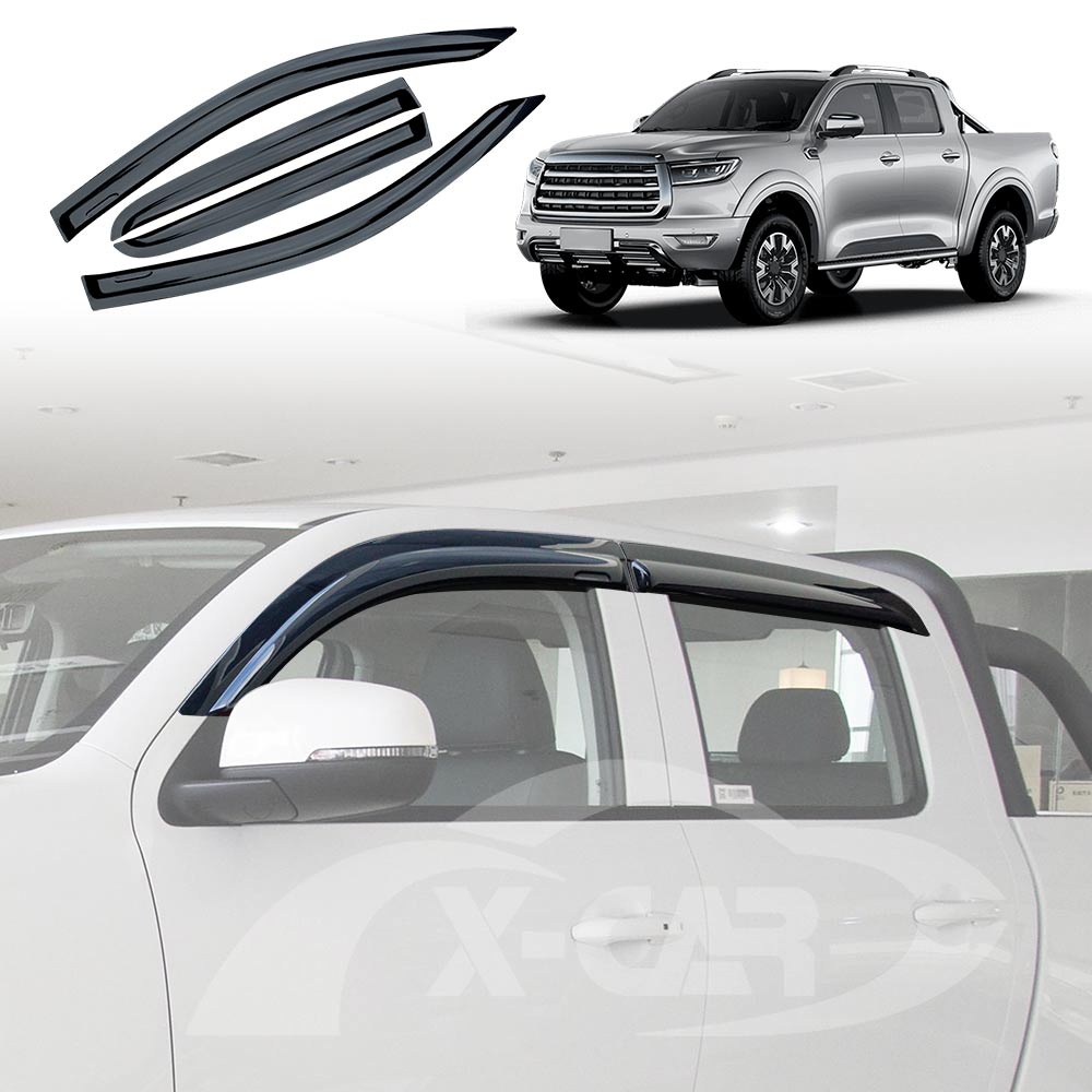 WeatherShields for GWM UTE Cannon 2021-Onwards Wind Deflectors Window ...
