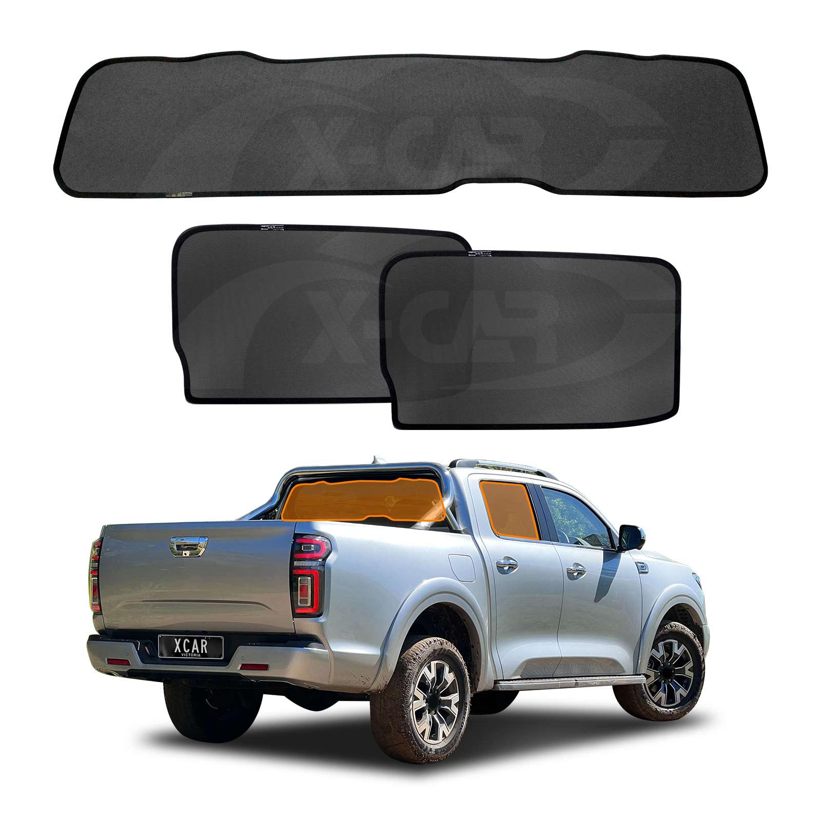 Window Magnetic Sun Shade for GWM Cannon-X/L 2021-2025 | X-CAR