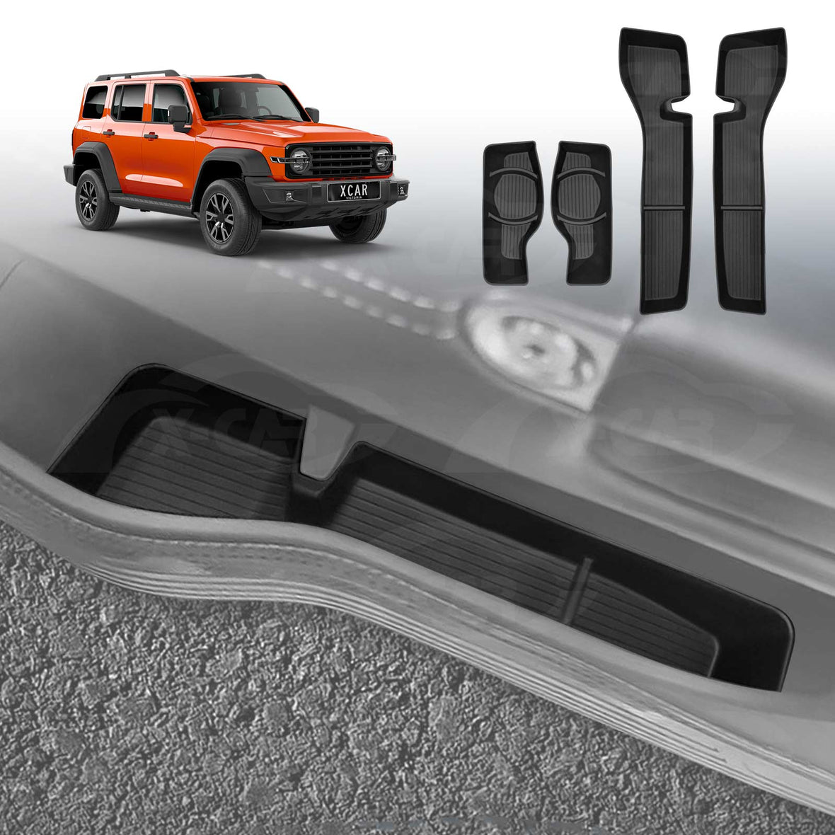 Car Door Side Storage Box Tray for GWM Tank 300 Tank300 2023-Onwards ...