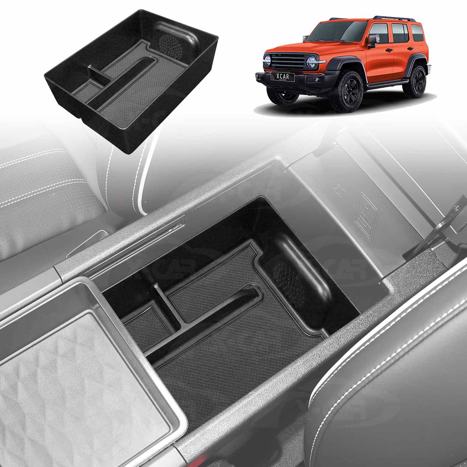 GMW Tank 300 Armrest Storage Organiser Tray | X-CAR