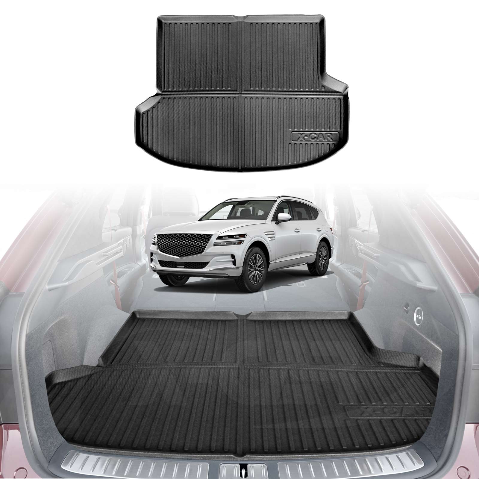 Boot Liner for Genesis GV80 Coupe 2024-Onwards All-Weather 3D Cargo Tr ...