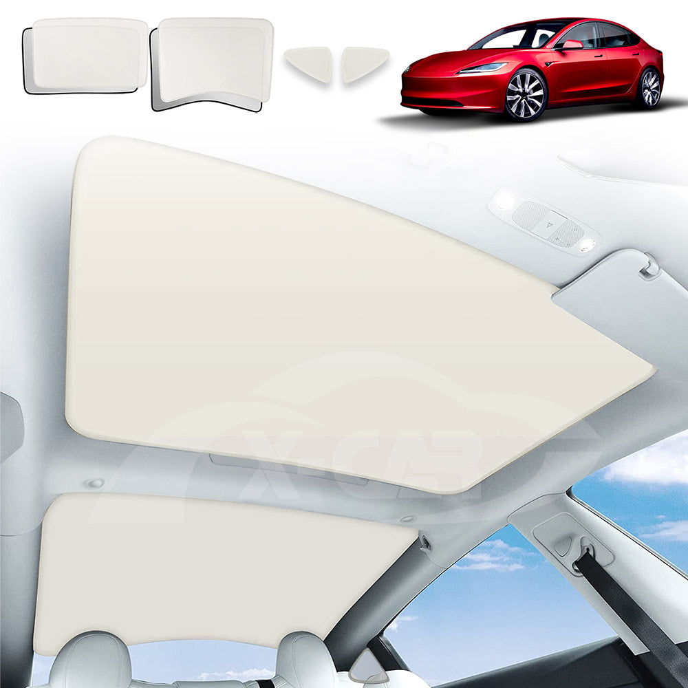Tesla Model 3 Glass Roof Sun Shade Port Window Accessories | X-CAR