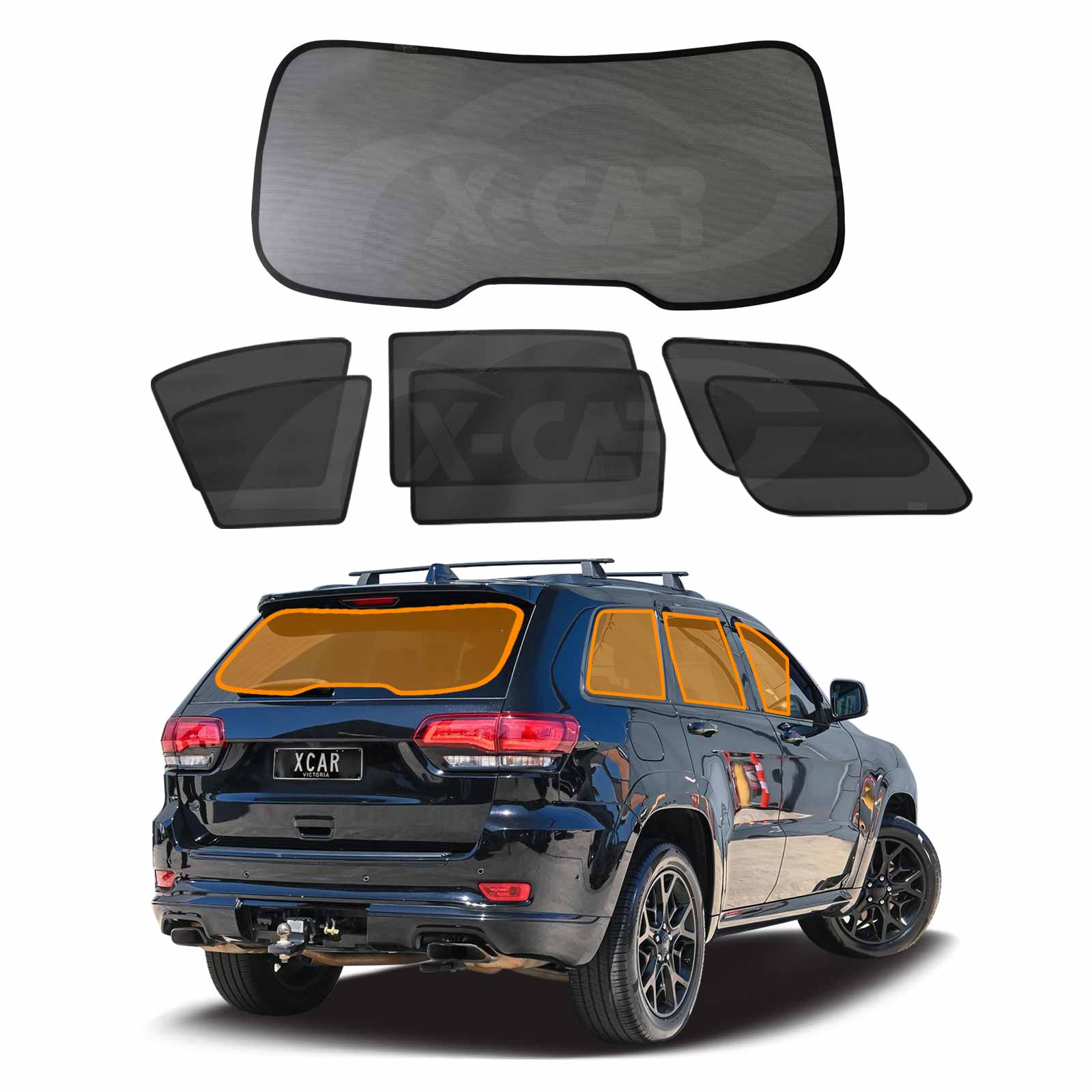 Window Sun Shade for Jeep Grand Cherokee 2011-2021 | X-CAR
