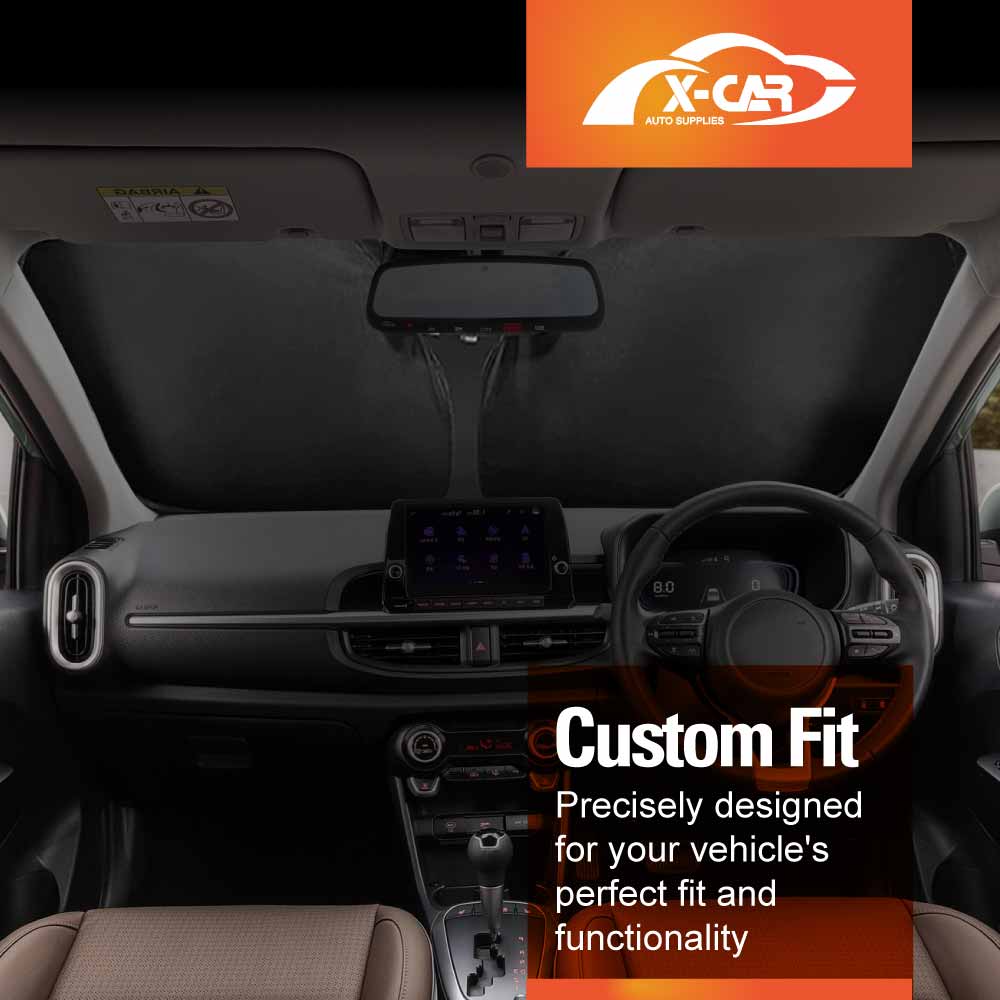Windshield Sun Shade for Kia Picanto 2016-Onwards| X-CAR