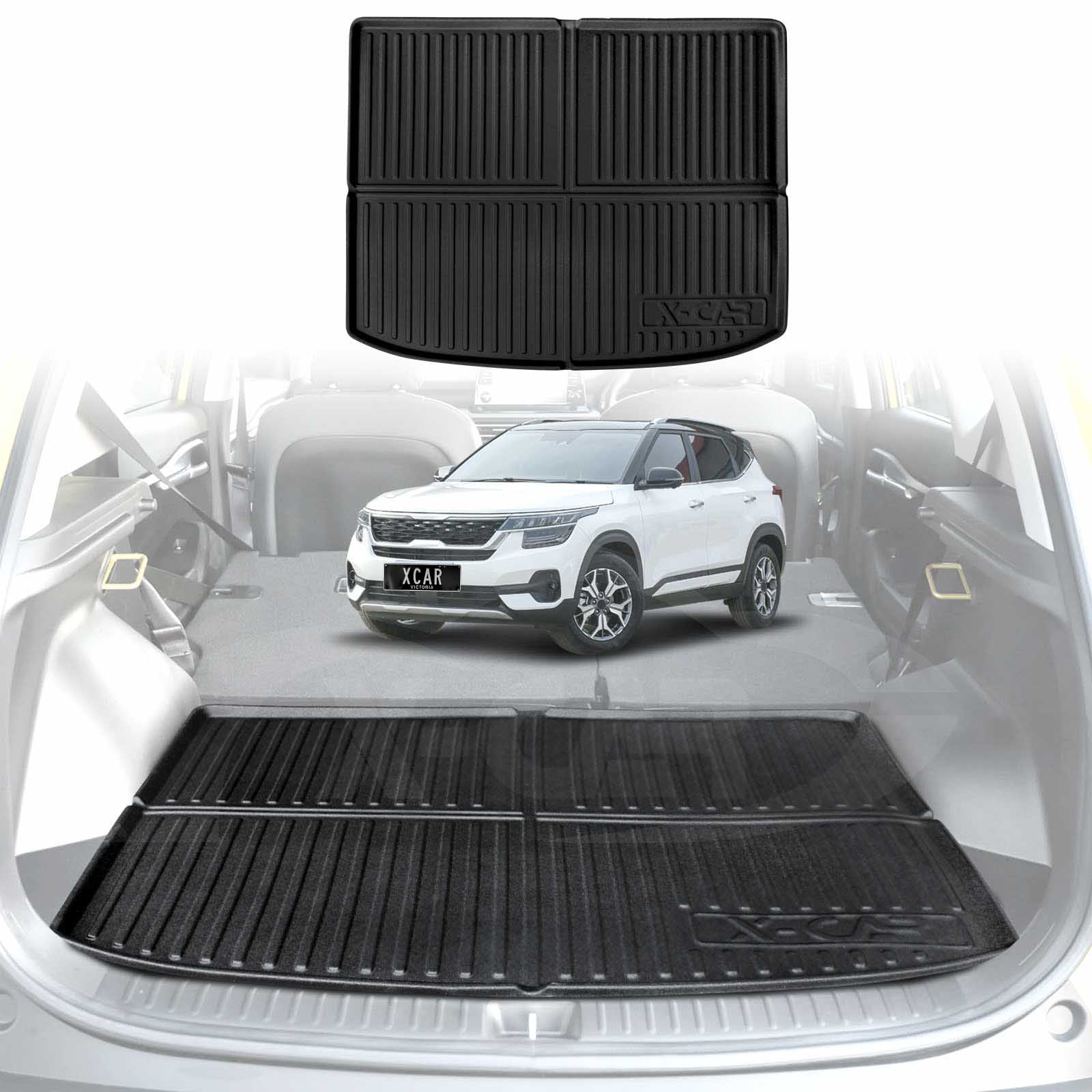 Boot Liner for Kia Seltos 2022-Onwards Cargo Trunk Mat Accessories | X-CAR