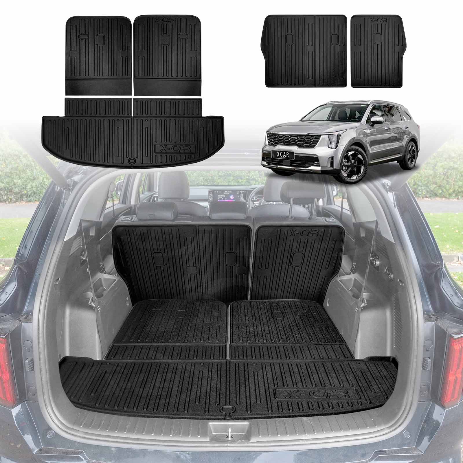 Boot Liner/ Back Seat Protector for Kia Sorento 2020-Onwards Trunk Car ...