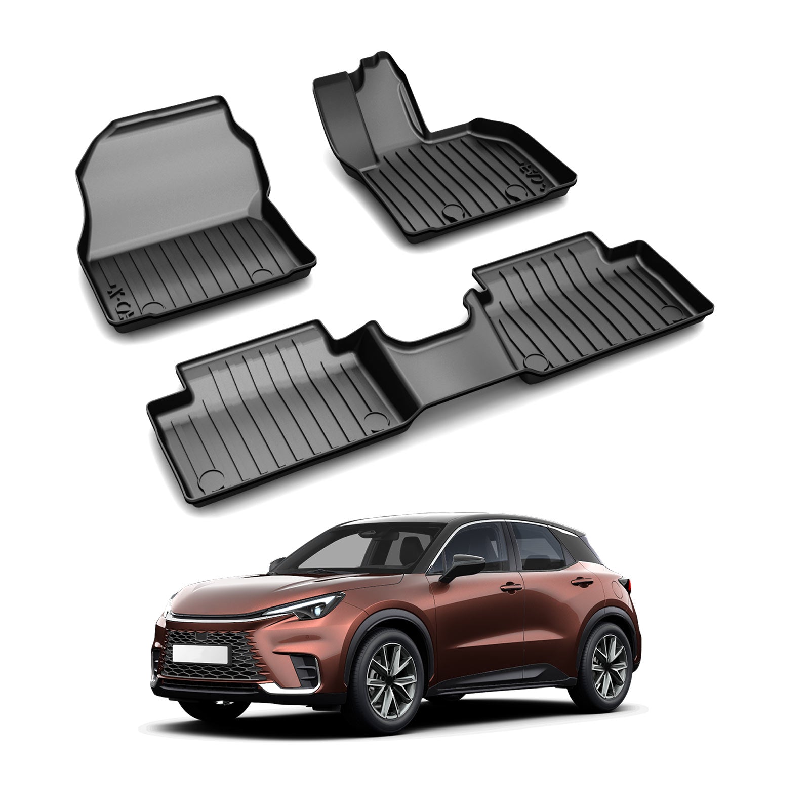 [Pre-Order] 3D Floor Mats for Lexus LBX 2024 All-Weather Heavy Duty Li ...