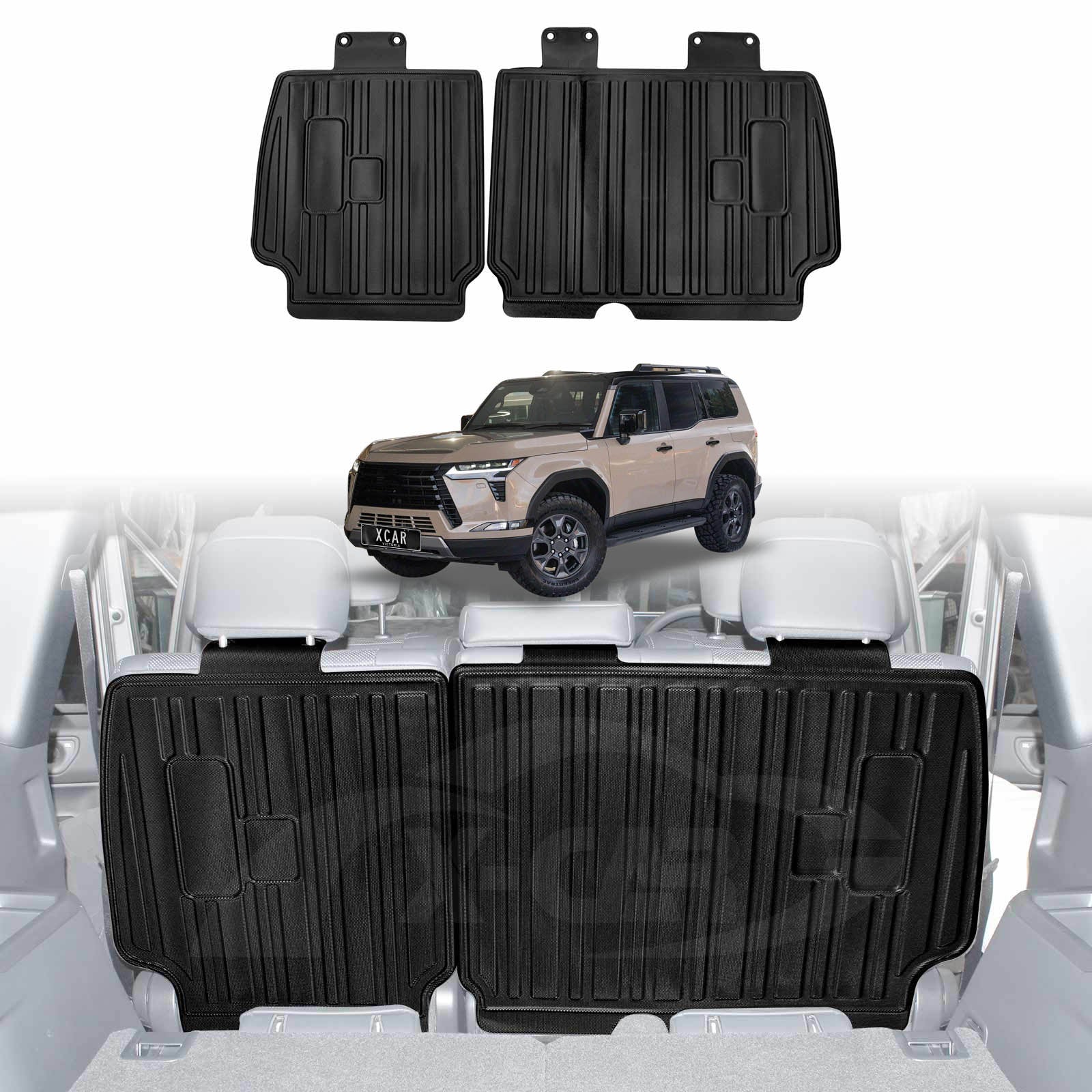 Boot Liner / Back Seat Protector for Lexus GX 550 GX550 5 Seater 2024 ...