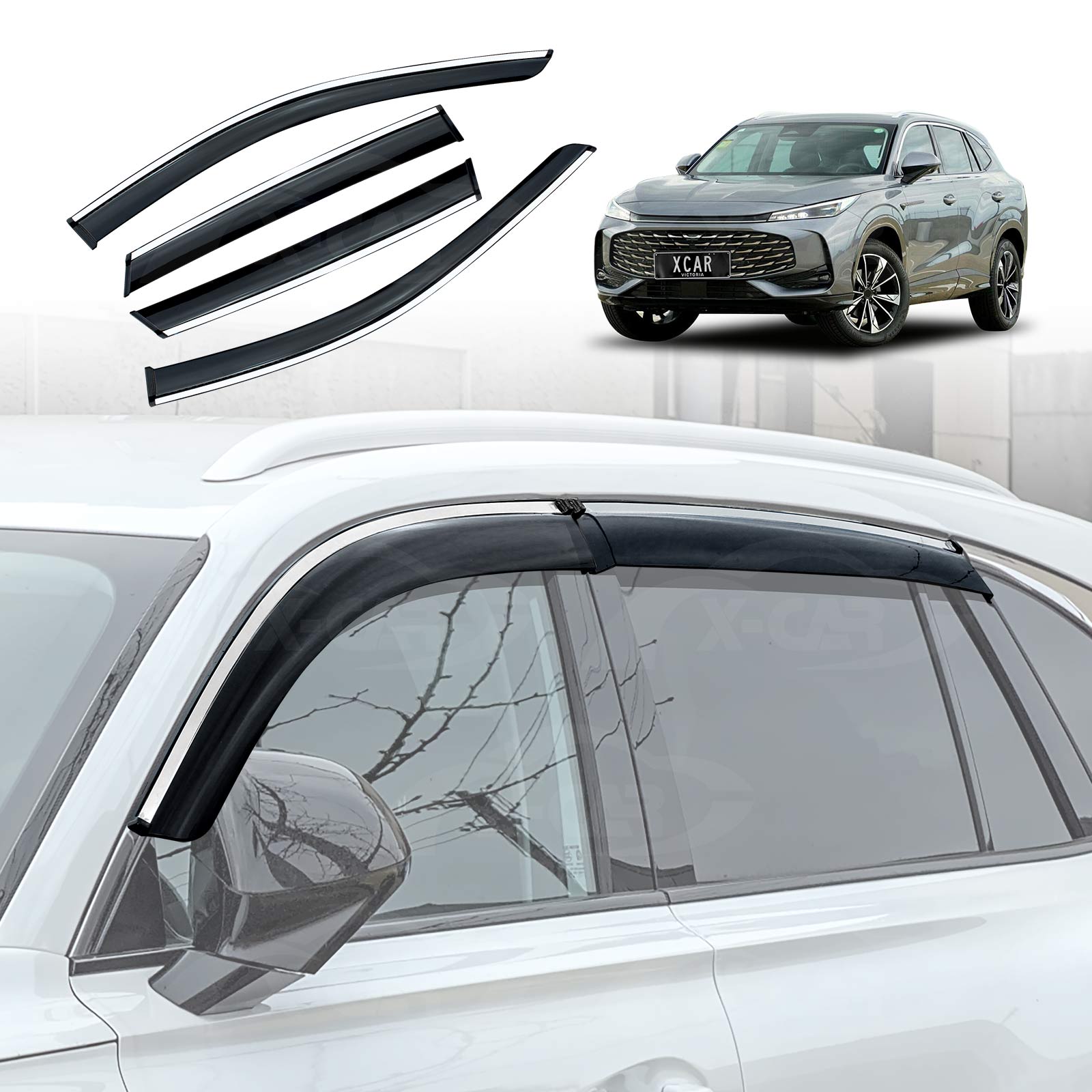 Weathershields for MG HS 2024-Onwards Car Weather Shields | X-CAR