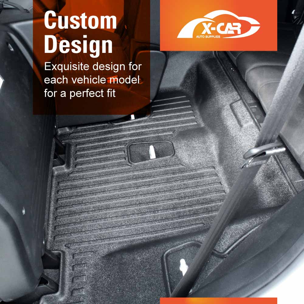 3D Floor Mats for Isuzu MU-X 2022-Onwards All-weather Liners| X-CAR