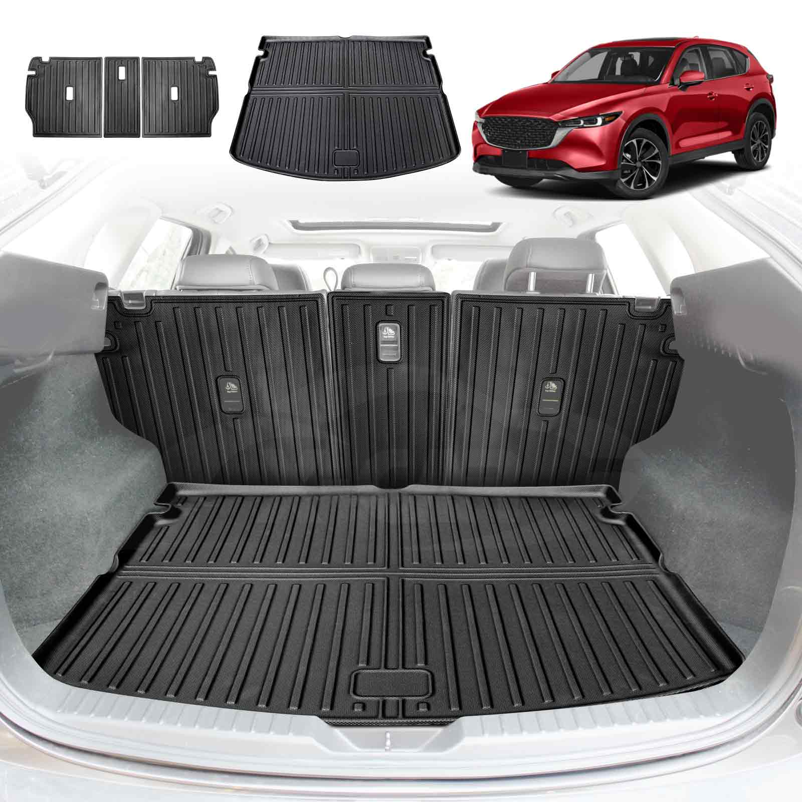 Boot Liner Back Seats Protector for Mazda CX5 CX-5 2022-205 Luggage ...