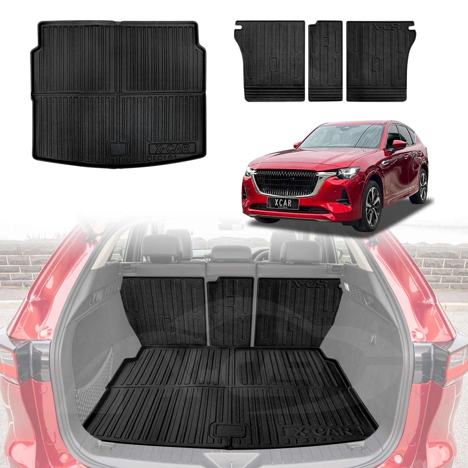 Boot Liner / Back Seat Protector for Mazda CX-60 CX60 2023-Onwards All ...