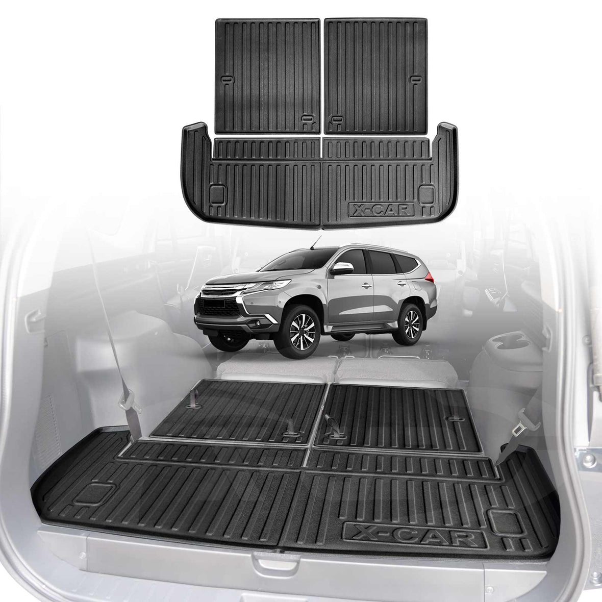 Boot Liner for Mitsubishi Pajero Sport 2015-2025 Cargo Mat | X-CAR