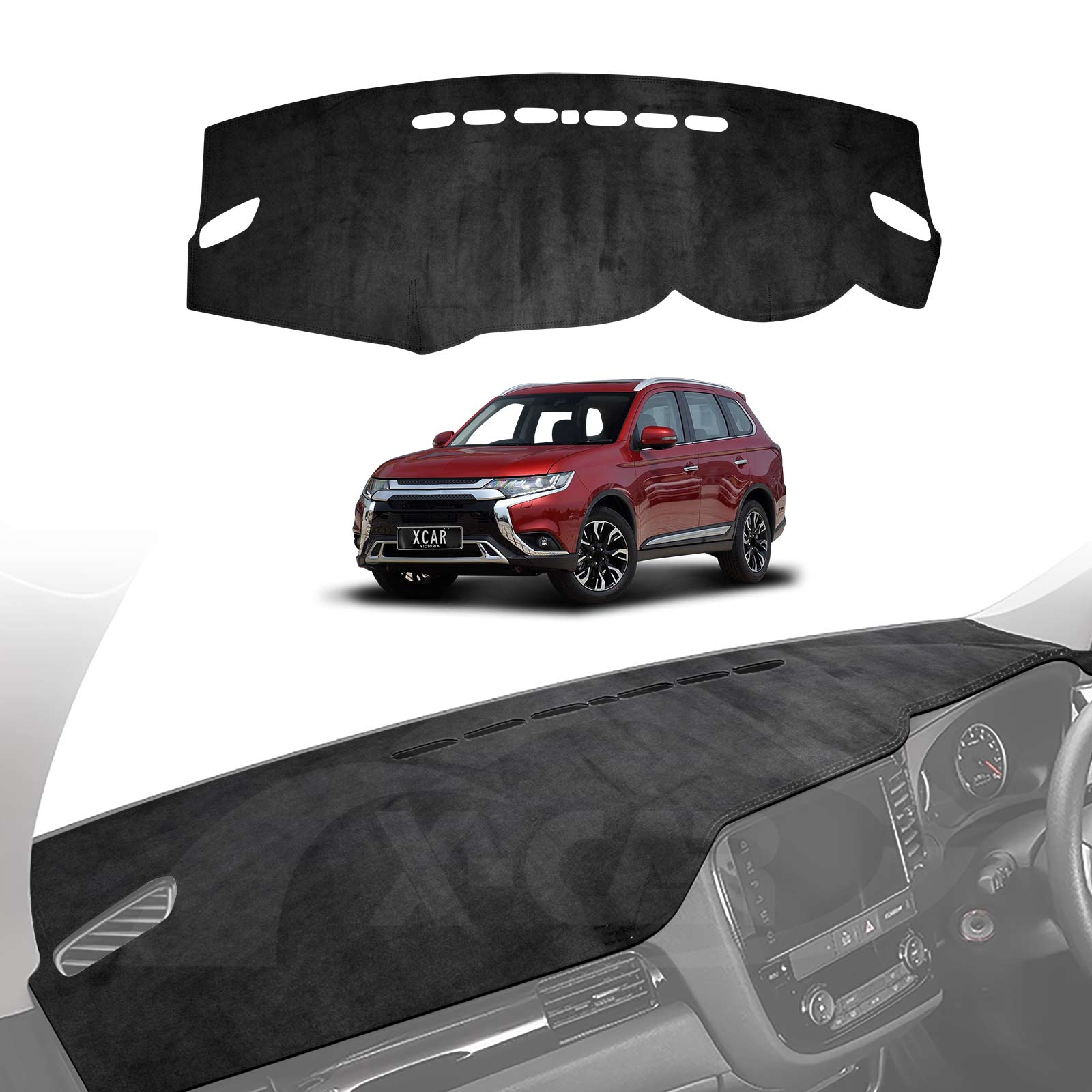 Mitsubishi Outlander Dash Mat 2012-2021 Non-Slip | X-CAR