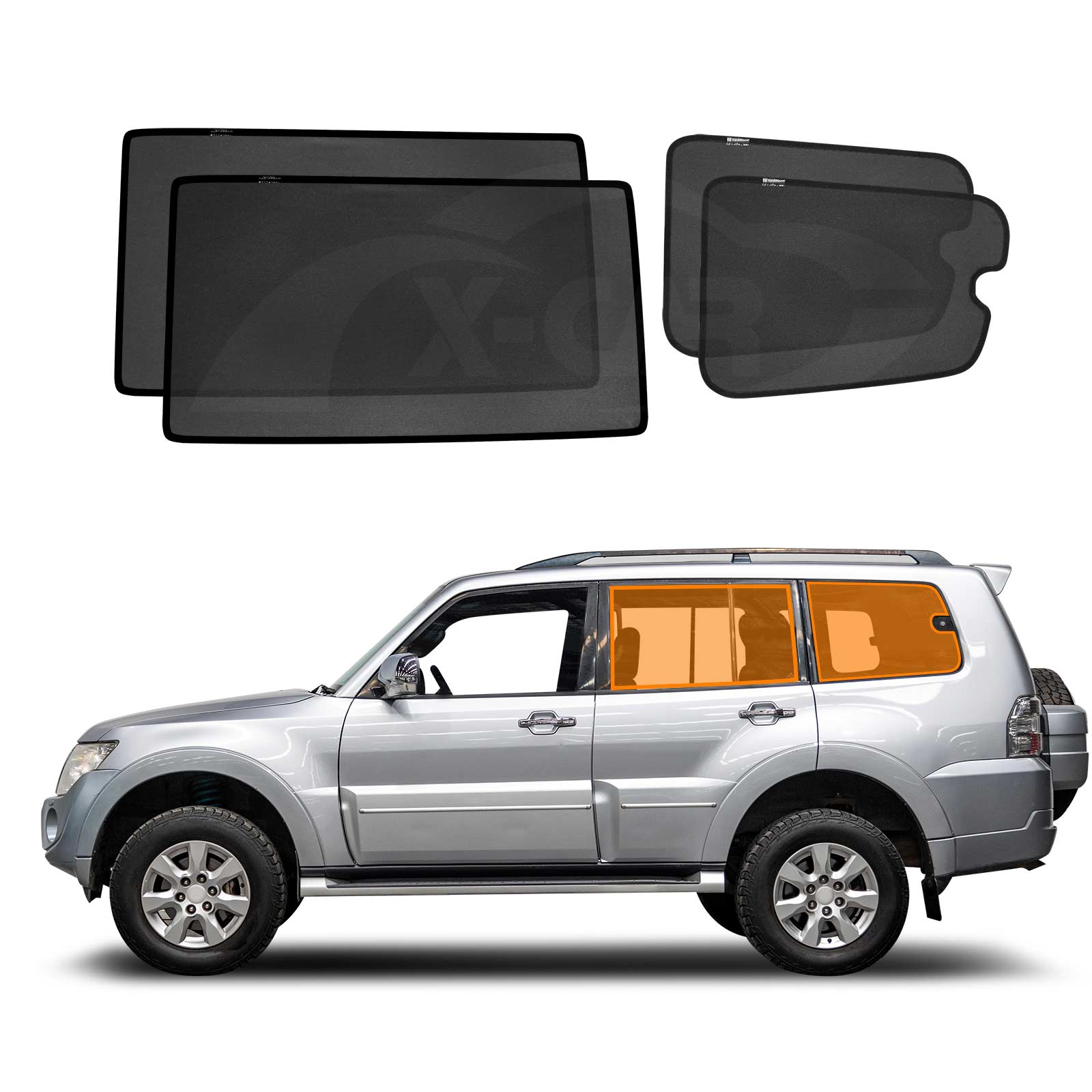 Window Sun Shade for Mitsubishi Pajero 2006-2022 Car Sun Blind SunShade ...