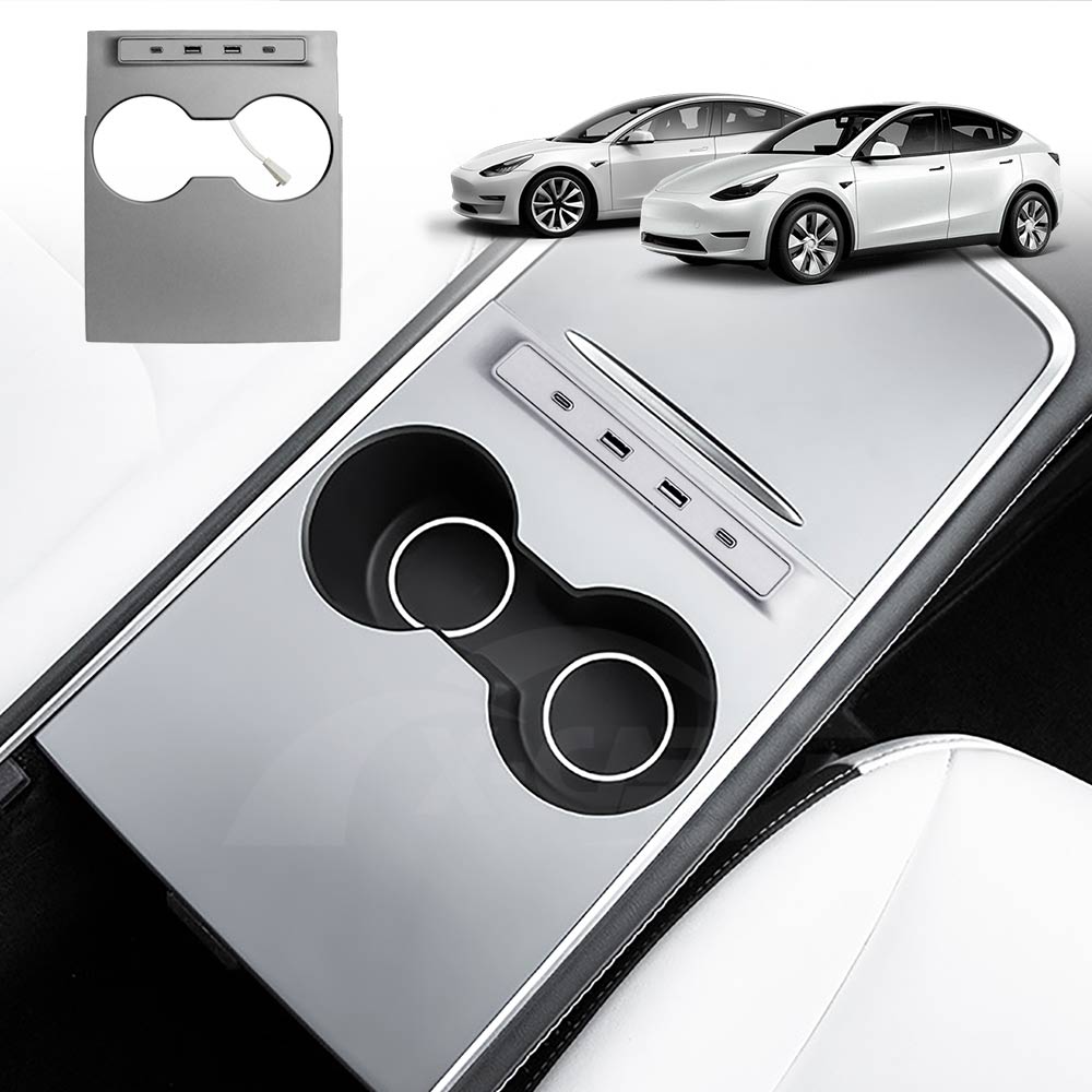 Tesla Model 3 Model Y USB Hub Type-C Fast Charging Adapter | X-CAR