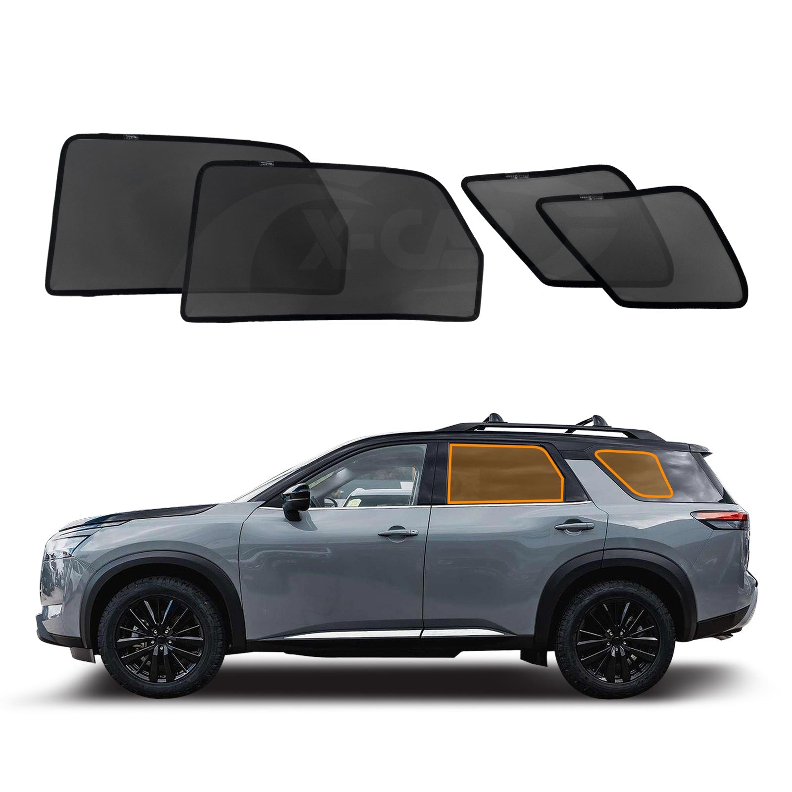 Window Sun Shades for Nissan Pathfinder R53 2022-Onwards| X-CAR