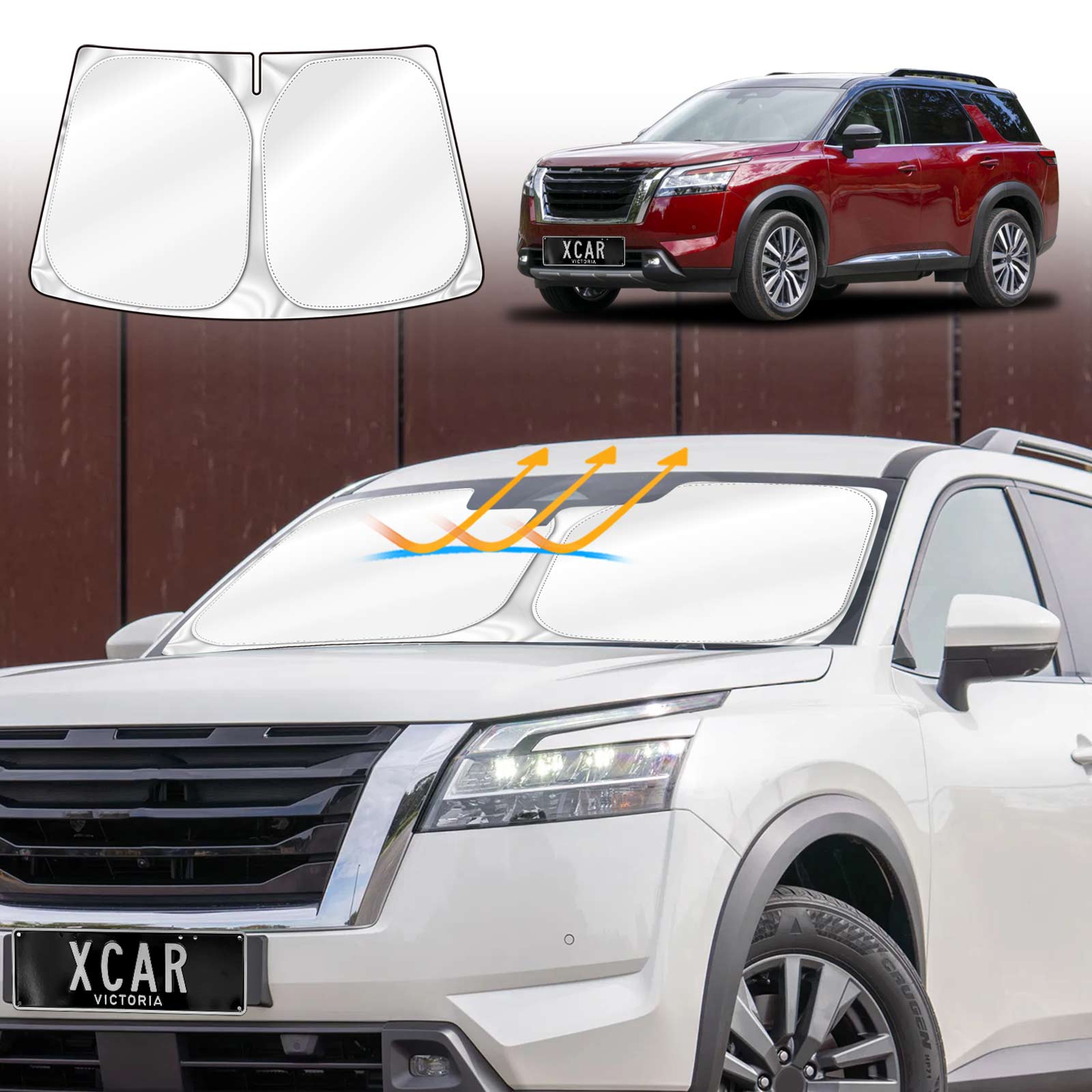Windshield Sun Shade for Nissan Pathfinder R53 2022-2025| X-CAR