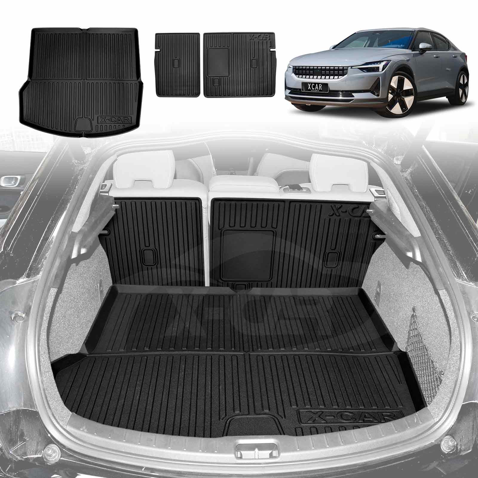 Boot Liner/ Back Seat Protector for Polestar 2 2021-Onwards All-Weathe ...