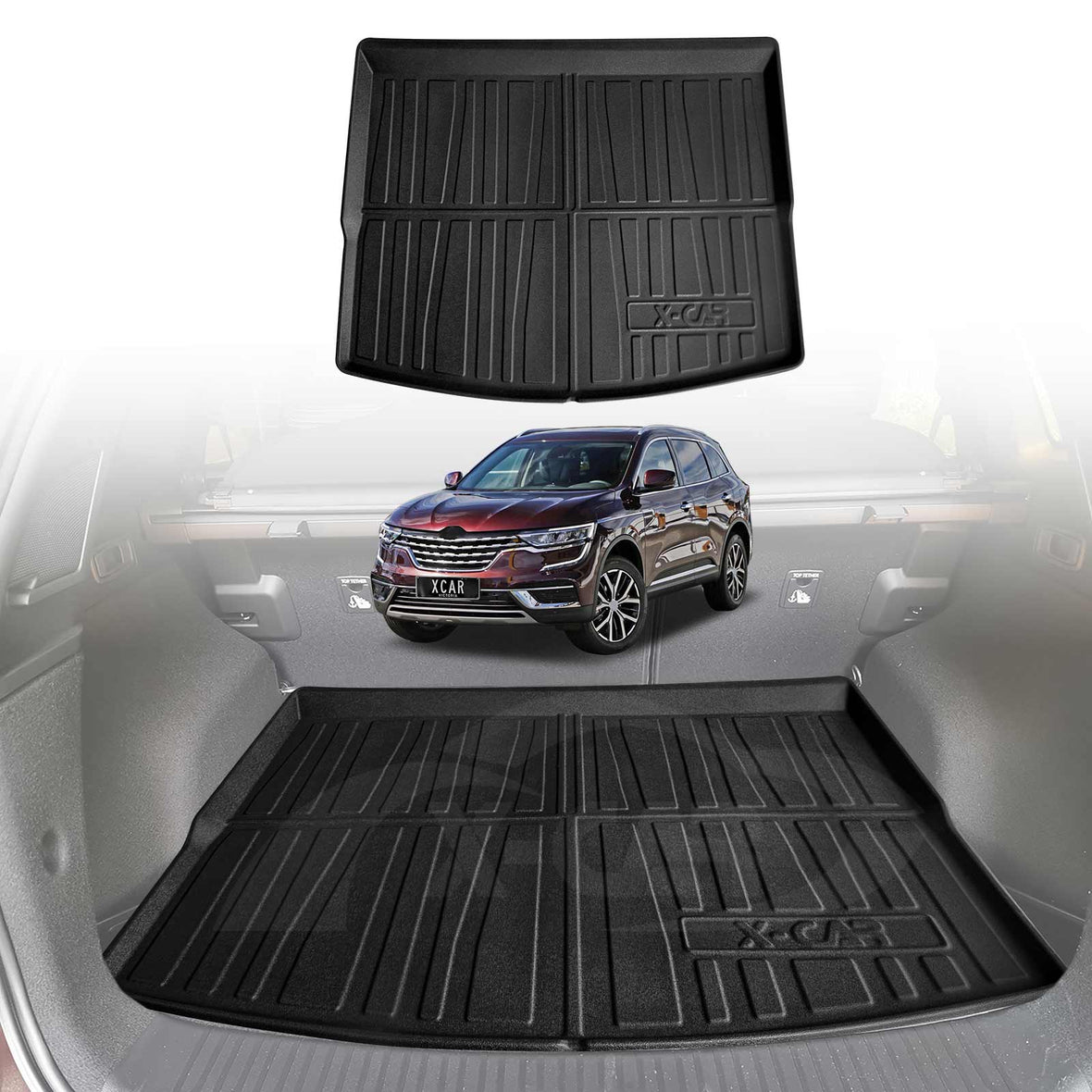 Boot Liner for Renault Koleos 2016-2024 Heavy Duty Cargo Trunk Cover ...