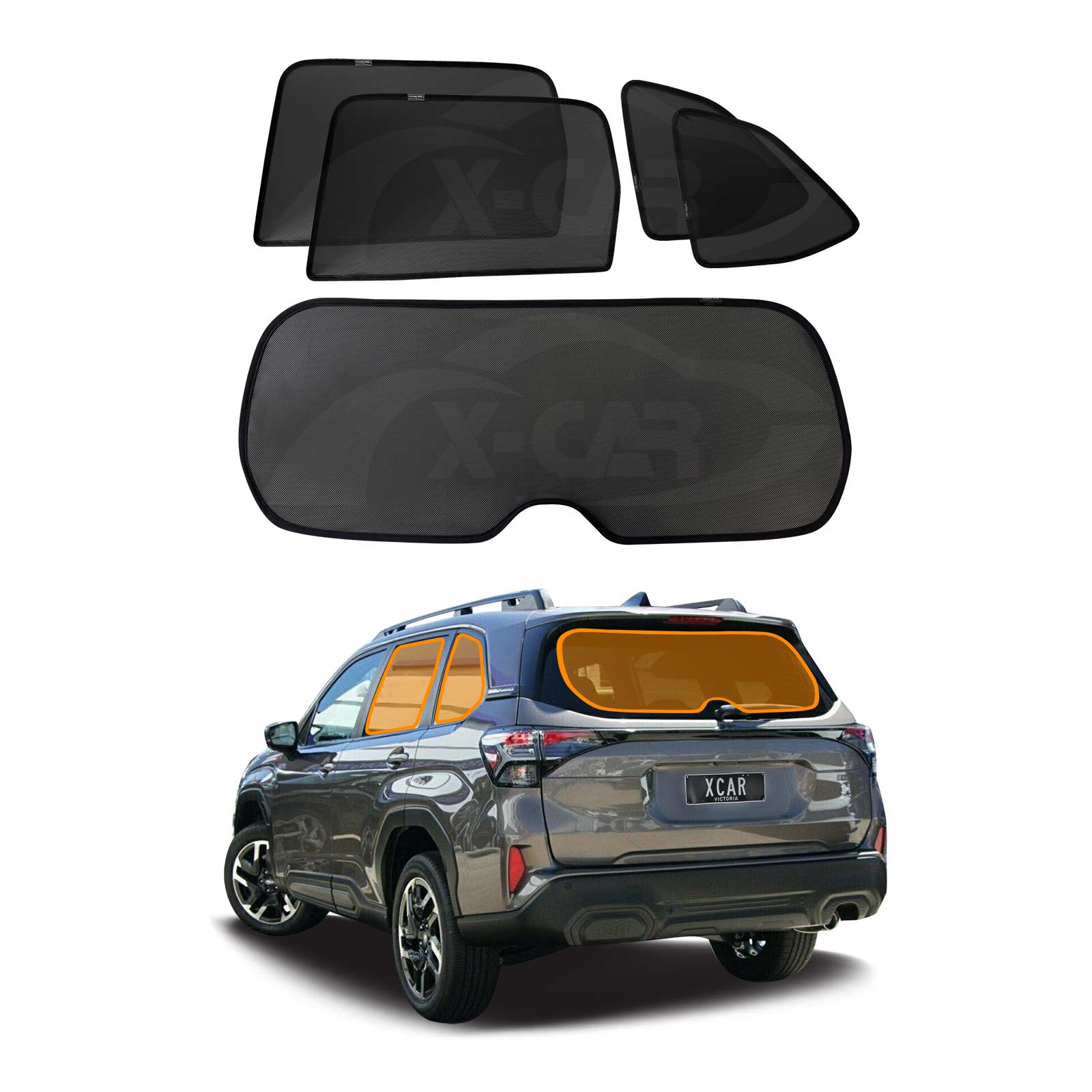 Window Sun Shades for Subaru Forester 6th Gen 2025-Onwards Windscreen ...