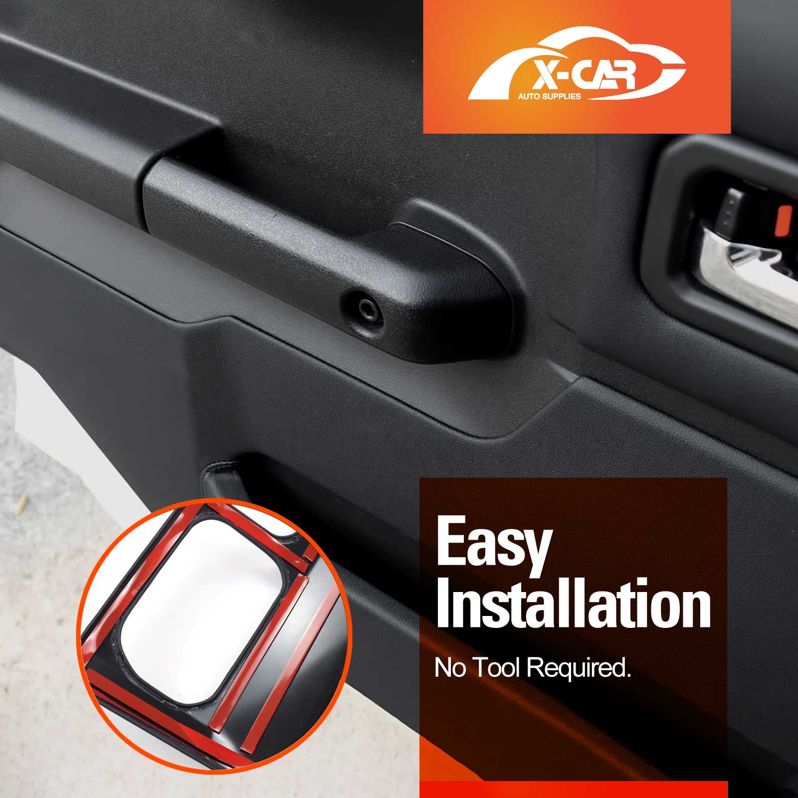 Front Door Protector Cover Panel for Suzuki Jimny 3‑Door 2018–Onwards ...