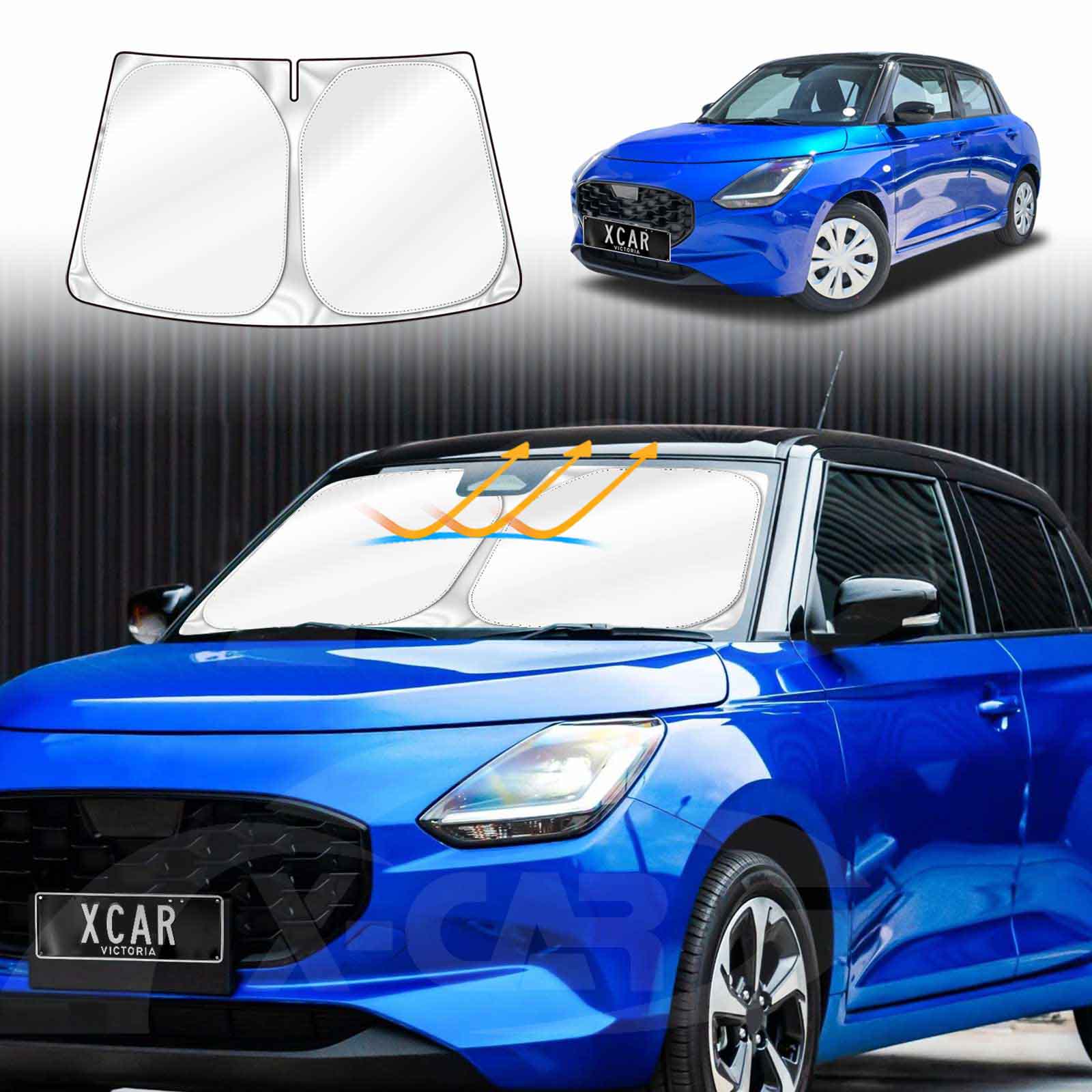 Windshield Sun Shade for Suzuki Swift 4th Gen 2024-Onwards | X-CAR