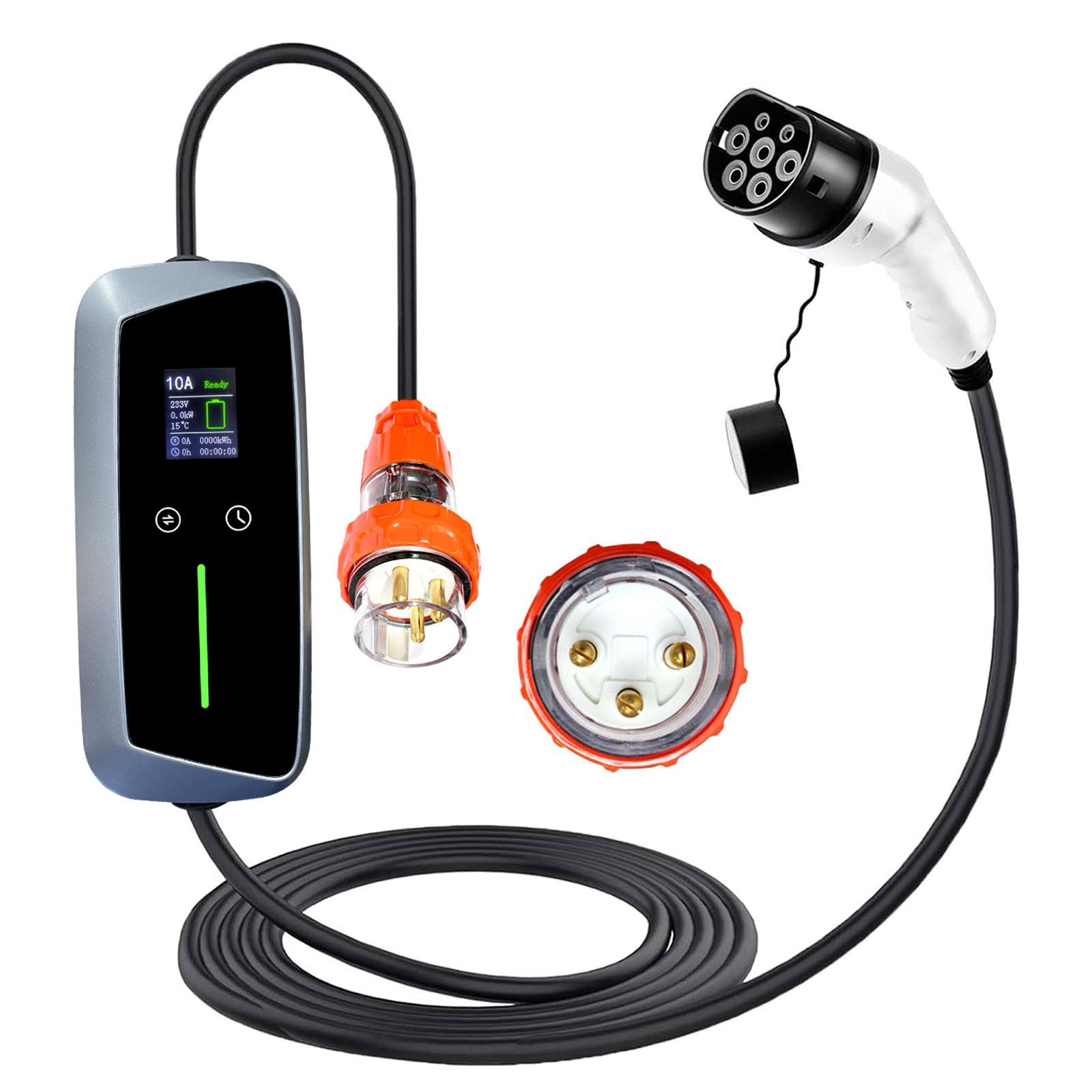 Type 2 Portable EV Charger 32 Amp 7KW 3 Pin 5 Meters for Deepal S07 | X-CAR